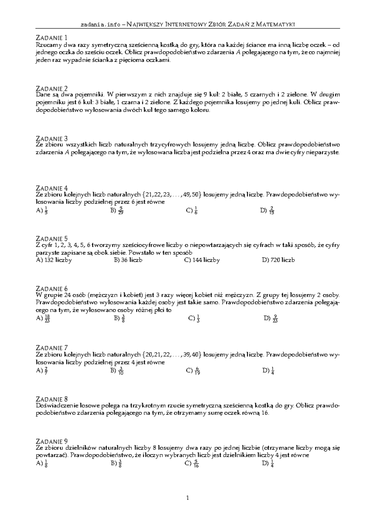 Inbound 7876639198705188307 - zadania – NAJWI ̨EKSZY INTERNETOWY ZBIÓR ...