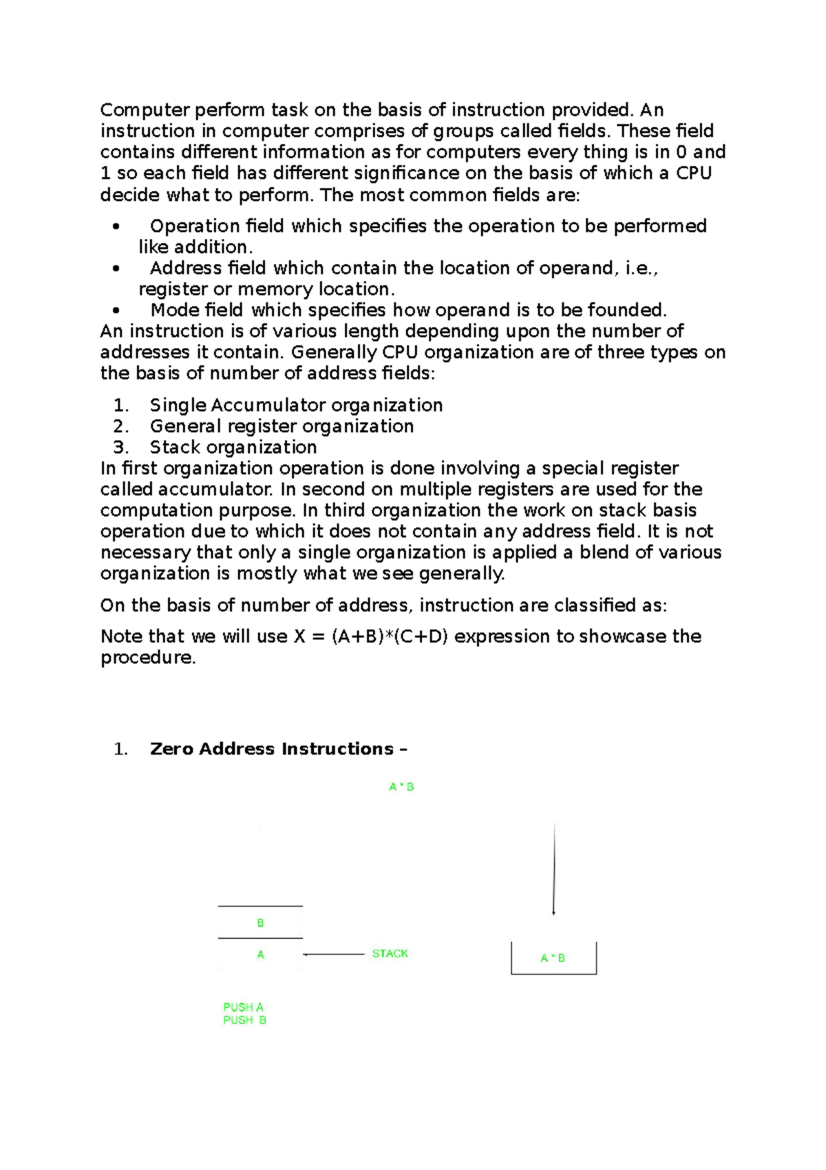 Computer perform task on the basis of instruction provided - An ...