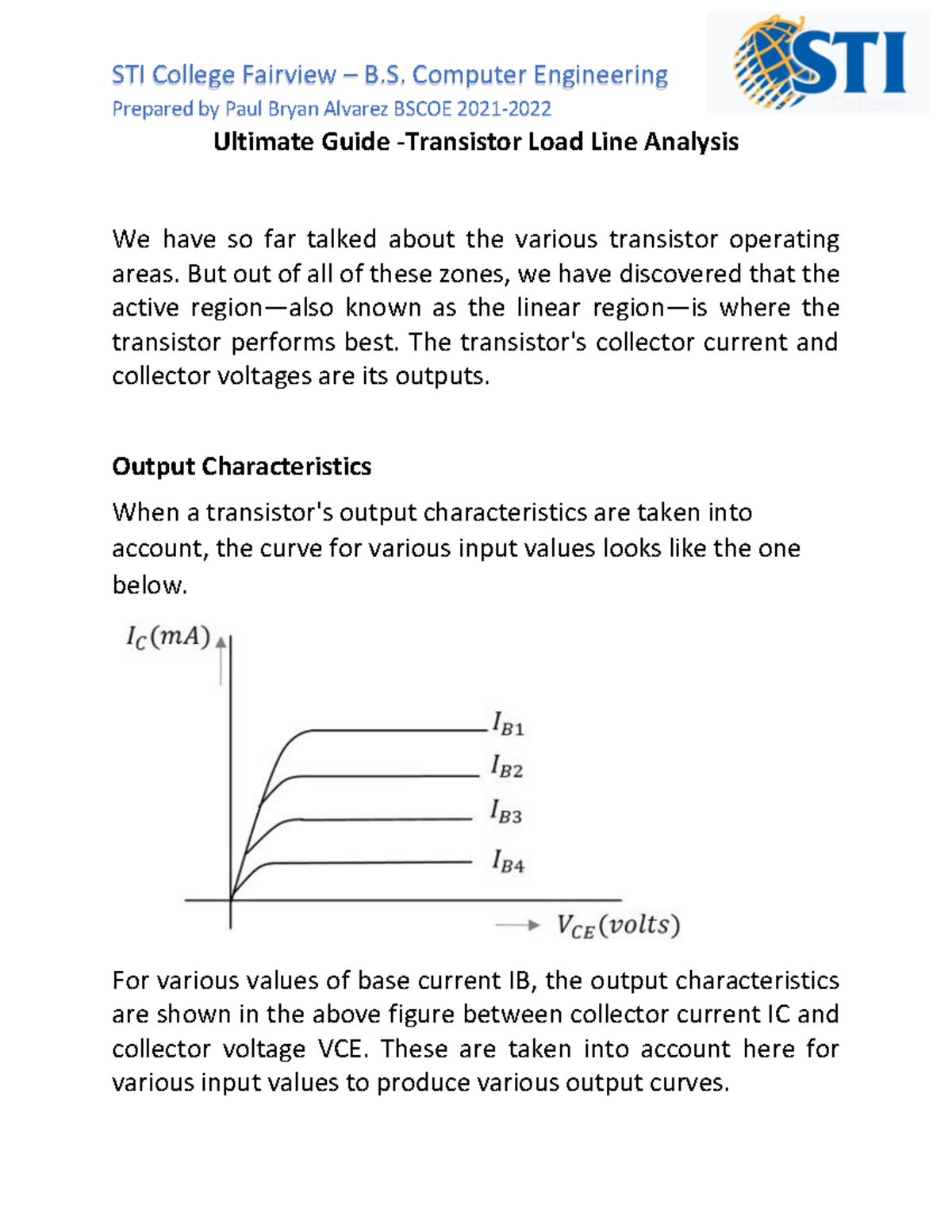 Ultimate Guide -Transistor Load Line Analysis - But out of all of these ...