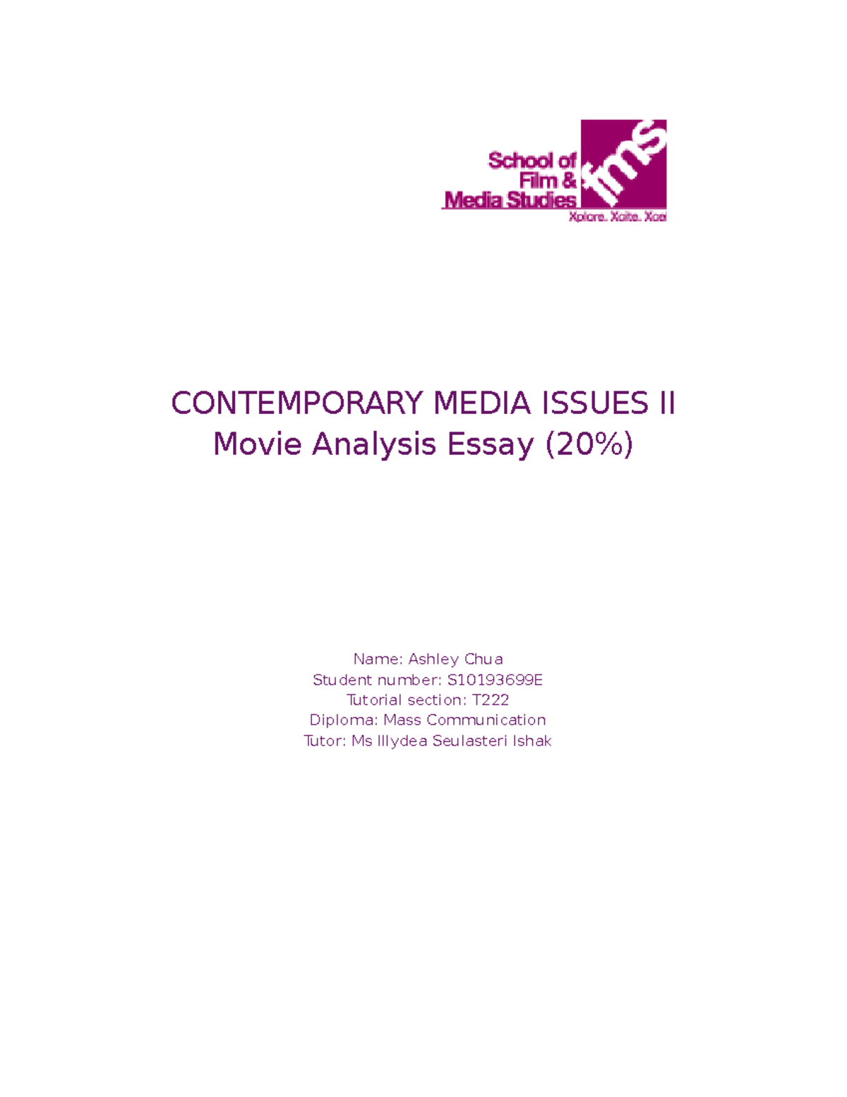 Movie Analysis Enola Holmes - CONTEMPORARY MEDIA ISSUES II Movie ...