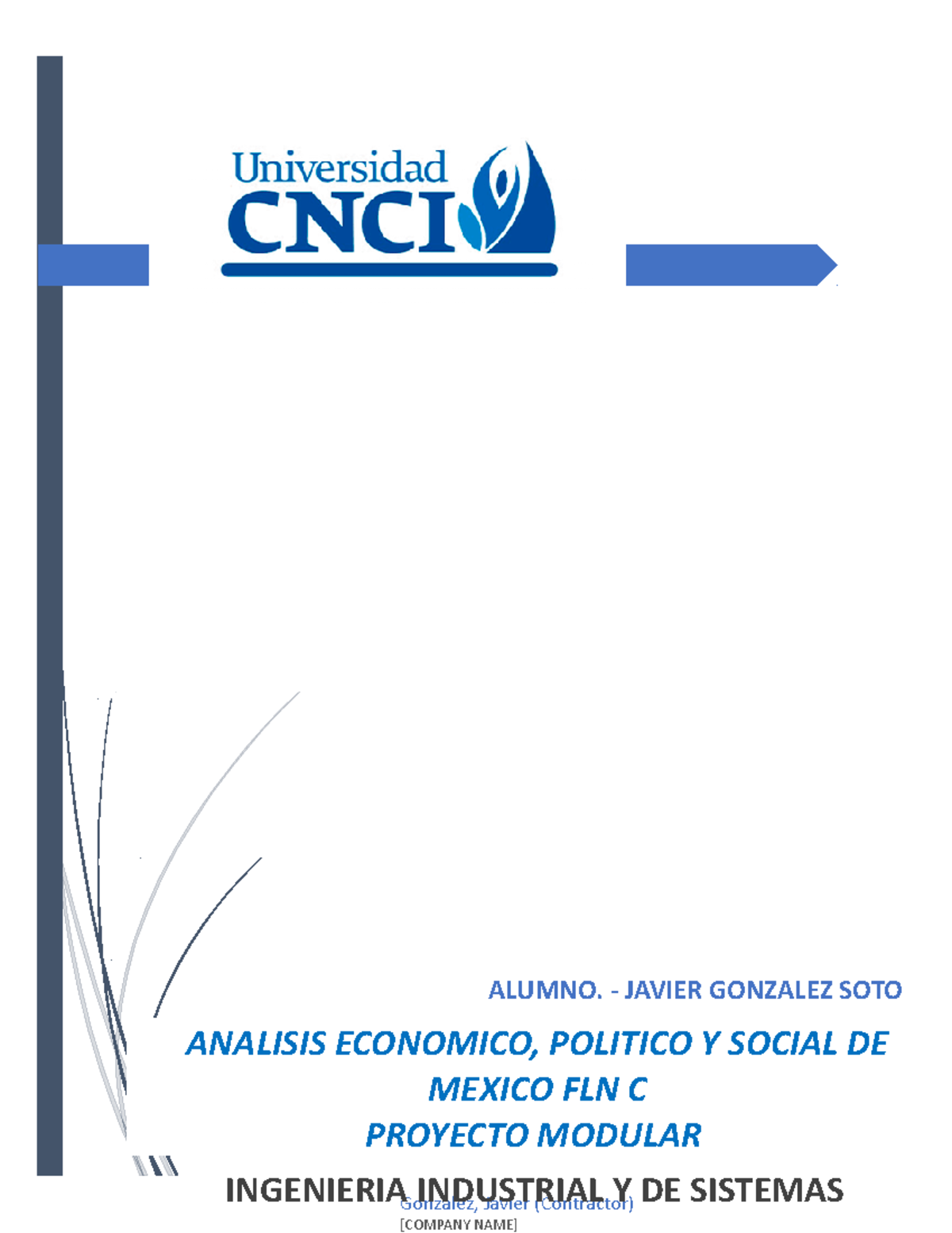 Analisis Economico Politico Y Social De Mexico Proy Modular Gonzalez