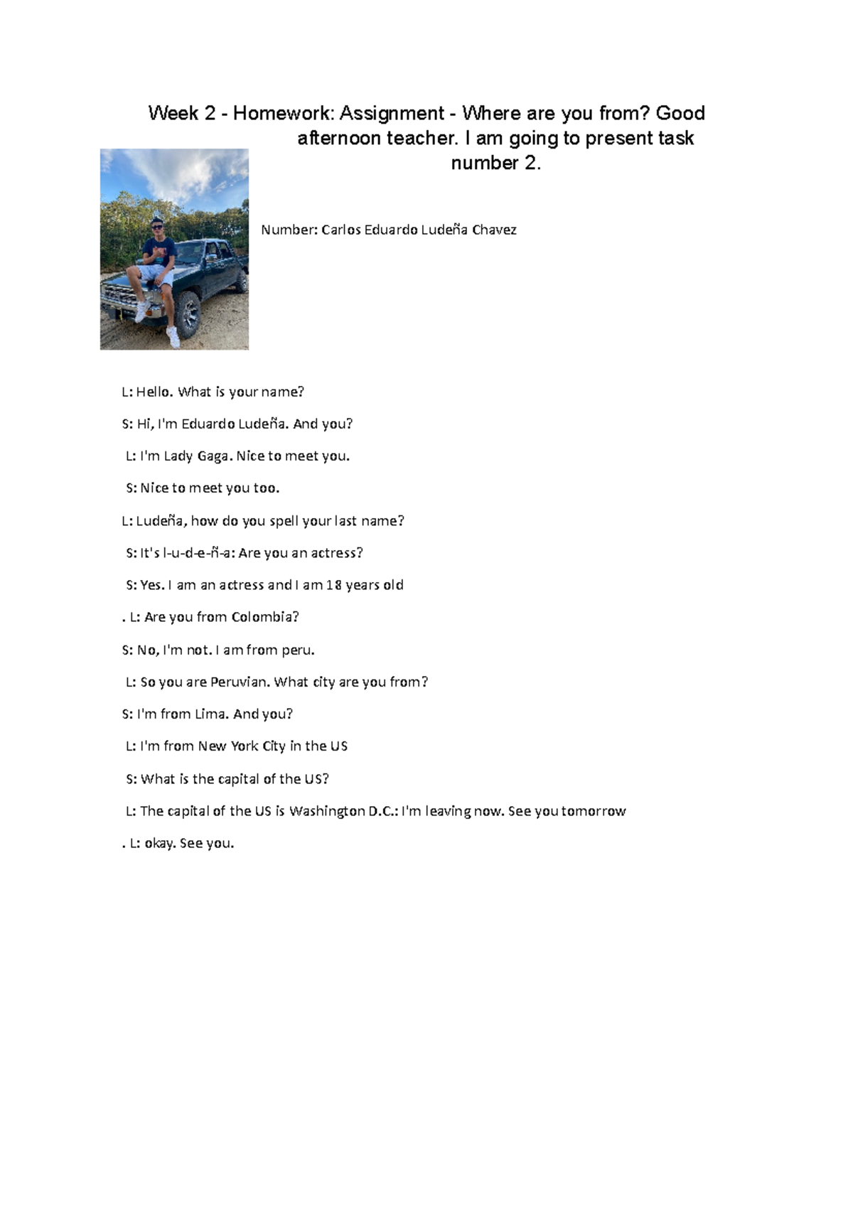 Semana 2 - ................................................ - Week 2 ...