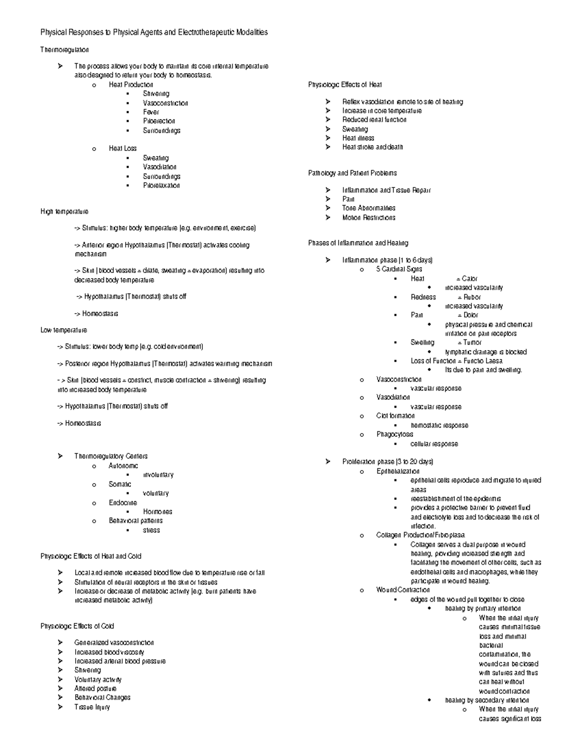 Physical Responses to Physical Agents and Electrotherapeutic Modalities ...