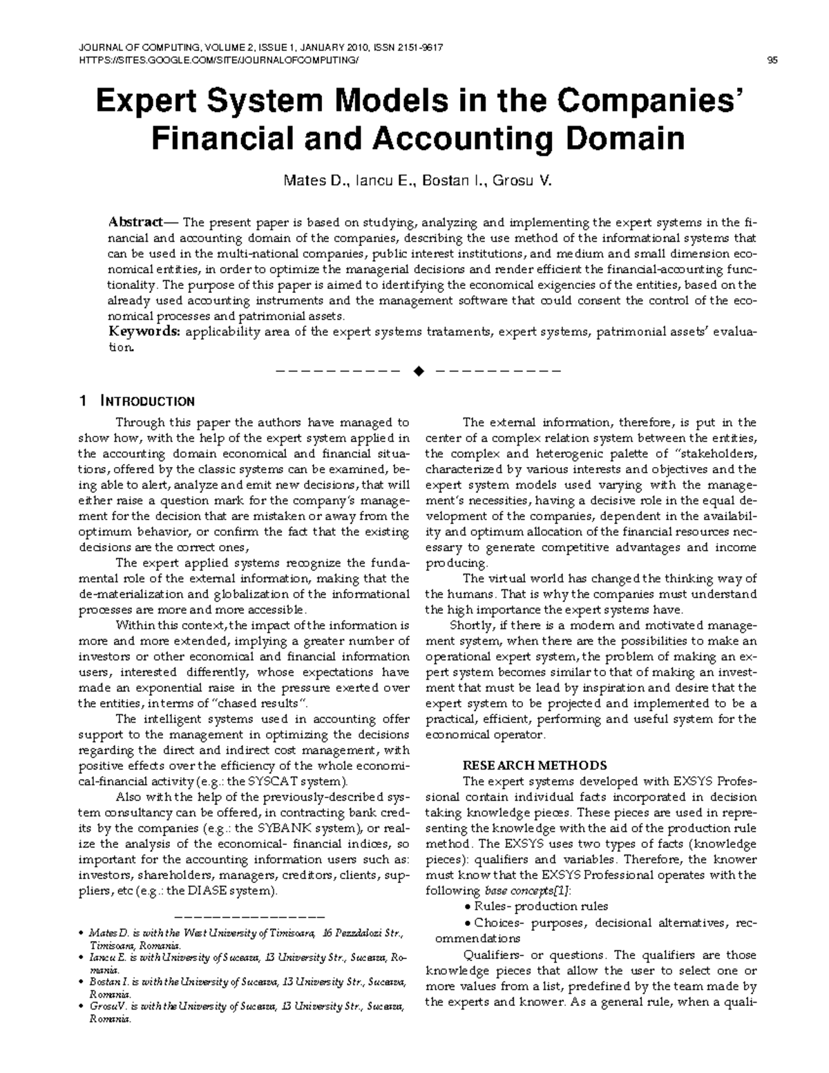 Expert System Models in the Companies Fi - HTTPS:SITES.GOOGLE/SITE ...