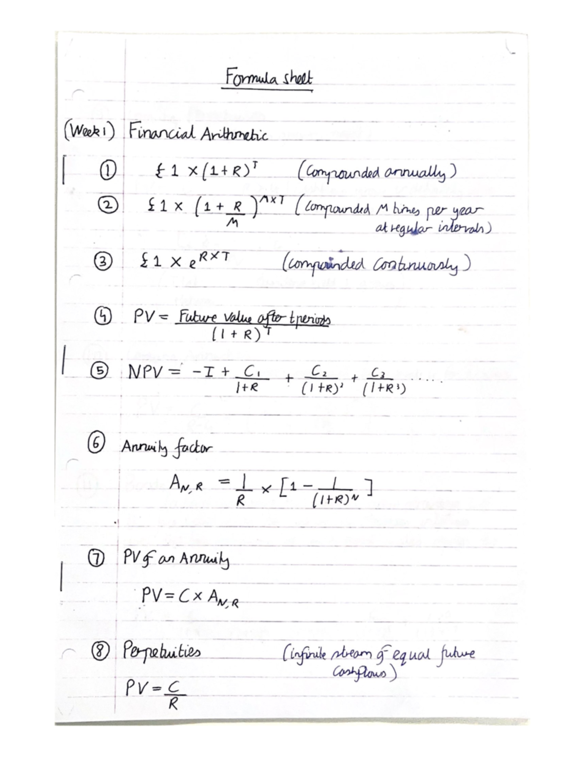 Formulas - IB114 - Studocu