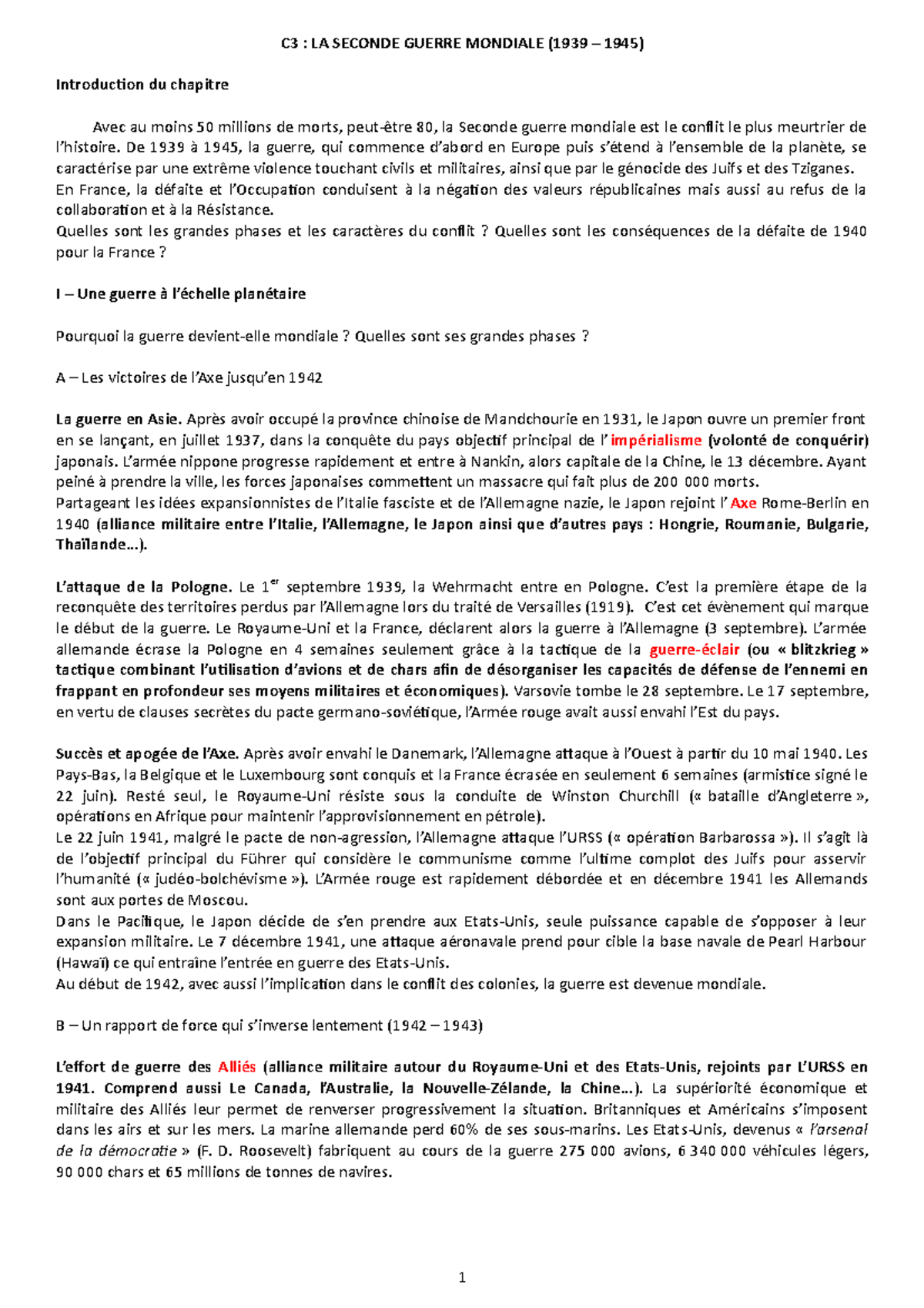 03 SGM - Cours d'Histoire Donné par un professeur pour les élèves je ...