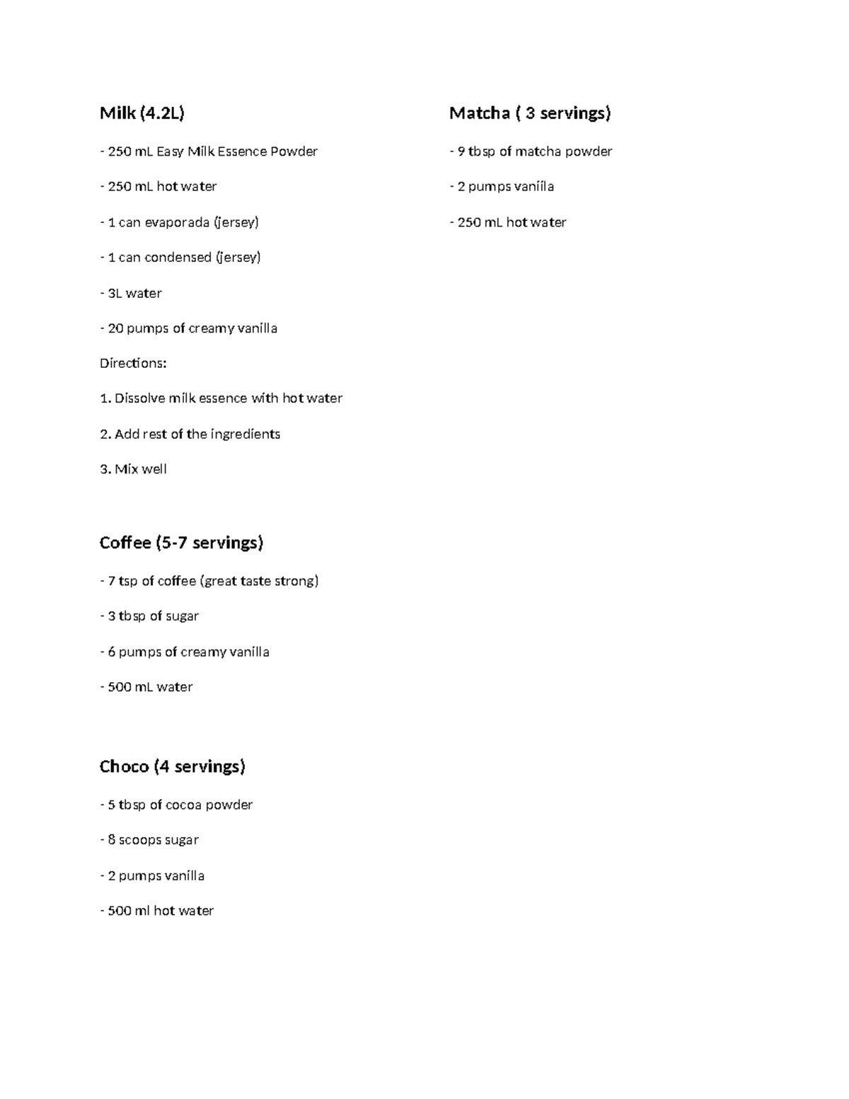 Timplada ni maninay - Timpla - Milk (4) - 250 mL Easy Milk Essence ...