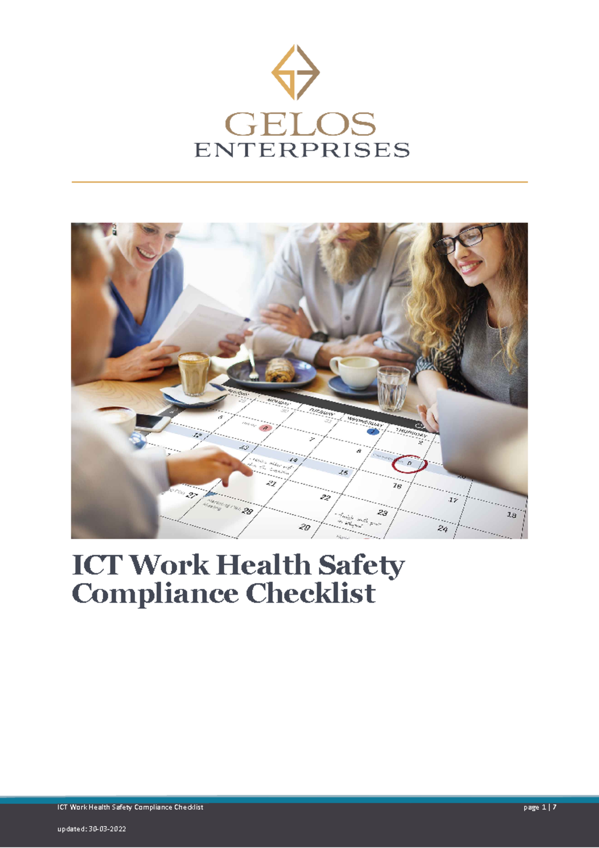 GE ICT-WHS-compliance-checklist procedure - Taj White - ICT Work Health ...