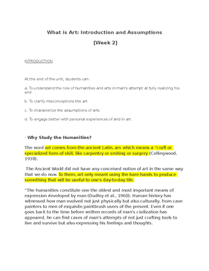 Lesson 9 Caught in Between - Caught in Between: Modern and Contemporary ...