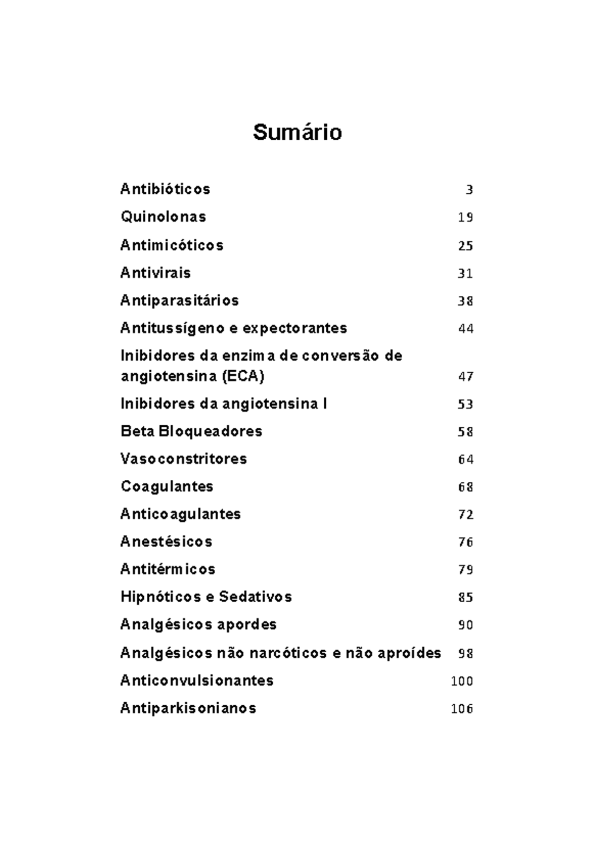 Bulário - Bulário com nome comercial, ação, cuidados especiais ...