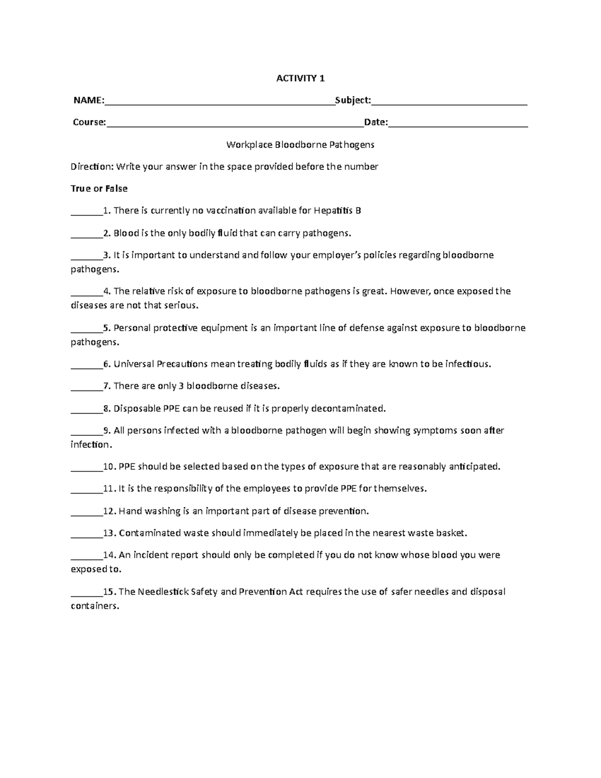 Activity 1 - 01-27-23 - for classroom learning - ACTIVITY 1 NAME ...