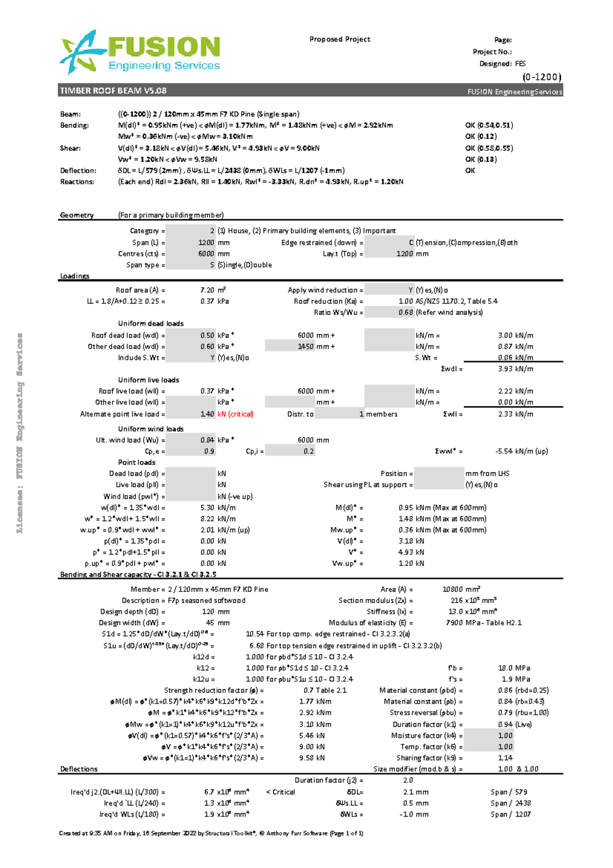 001 (0-1200) - lINTEL SPAN - - Studocu