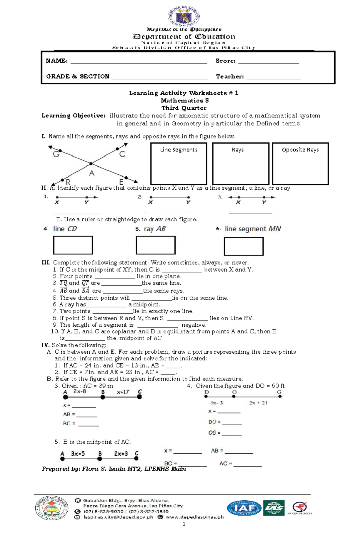 G8-Q3-Worksheets- LAW 2021-2022 - NAME: ___________________________________________ Score: - Studocu