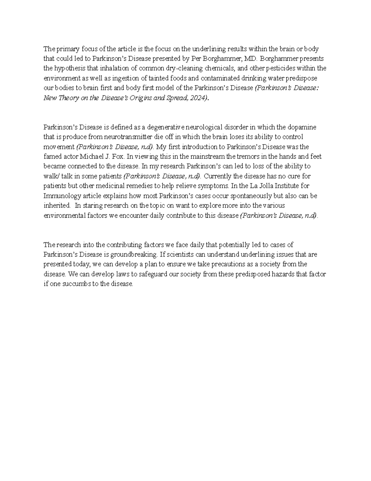 1-2 Activity Topic Exploration - The primary focus of the article is ...