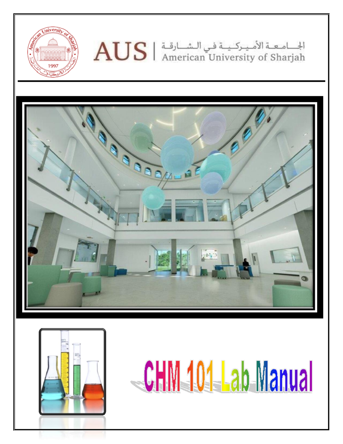 CHM 101 Lab Manual Fall 2023 - CHM 101CHM INDEX Experiment # Title ...
