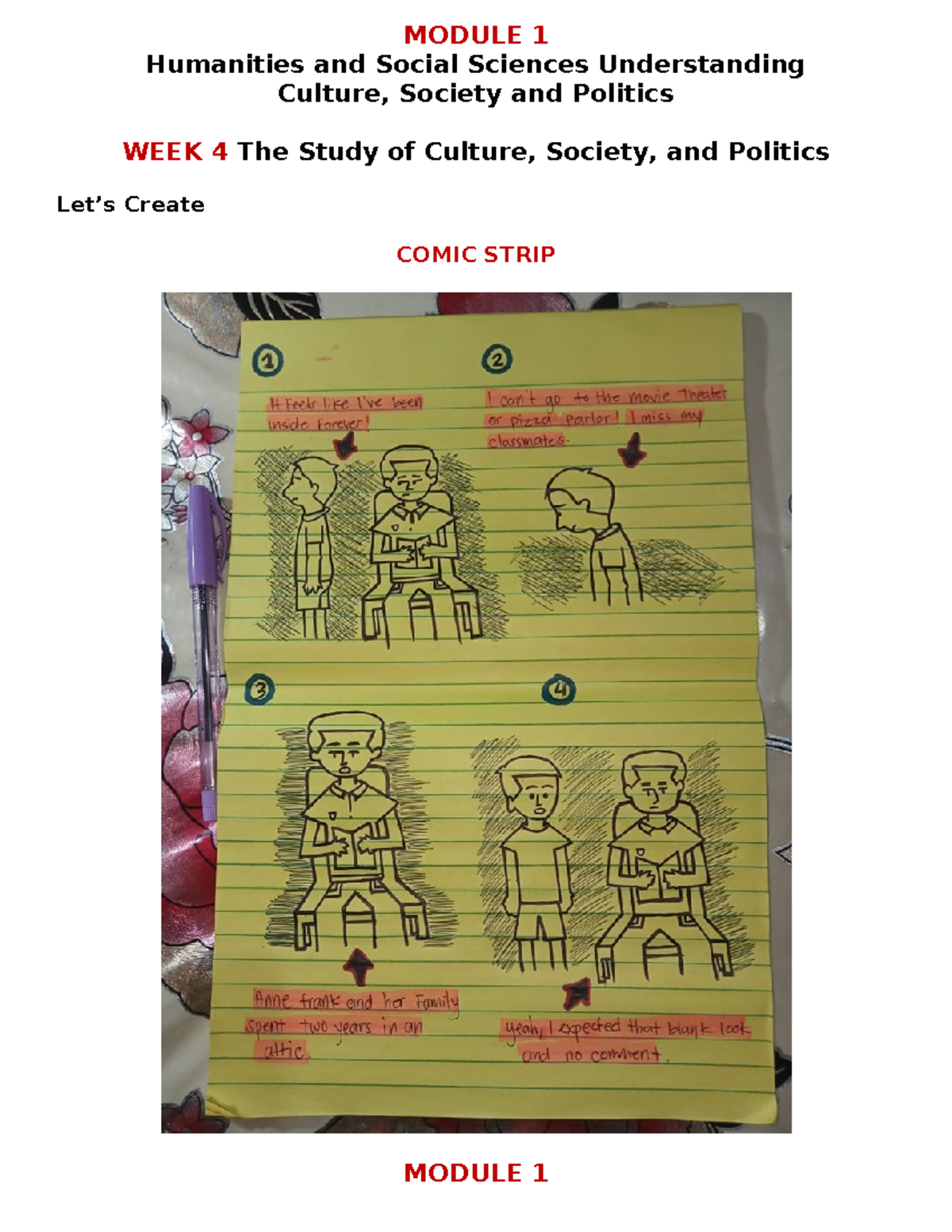 UCSP WEEK4 - N/A - Physical education - MODULE 1 Humanities and Social ...