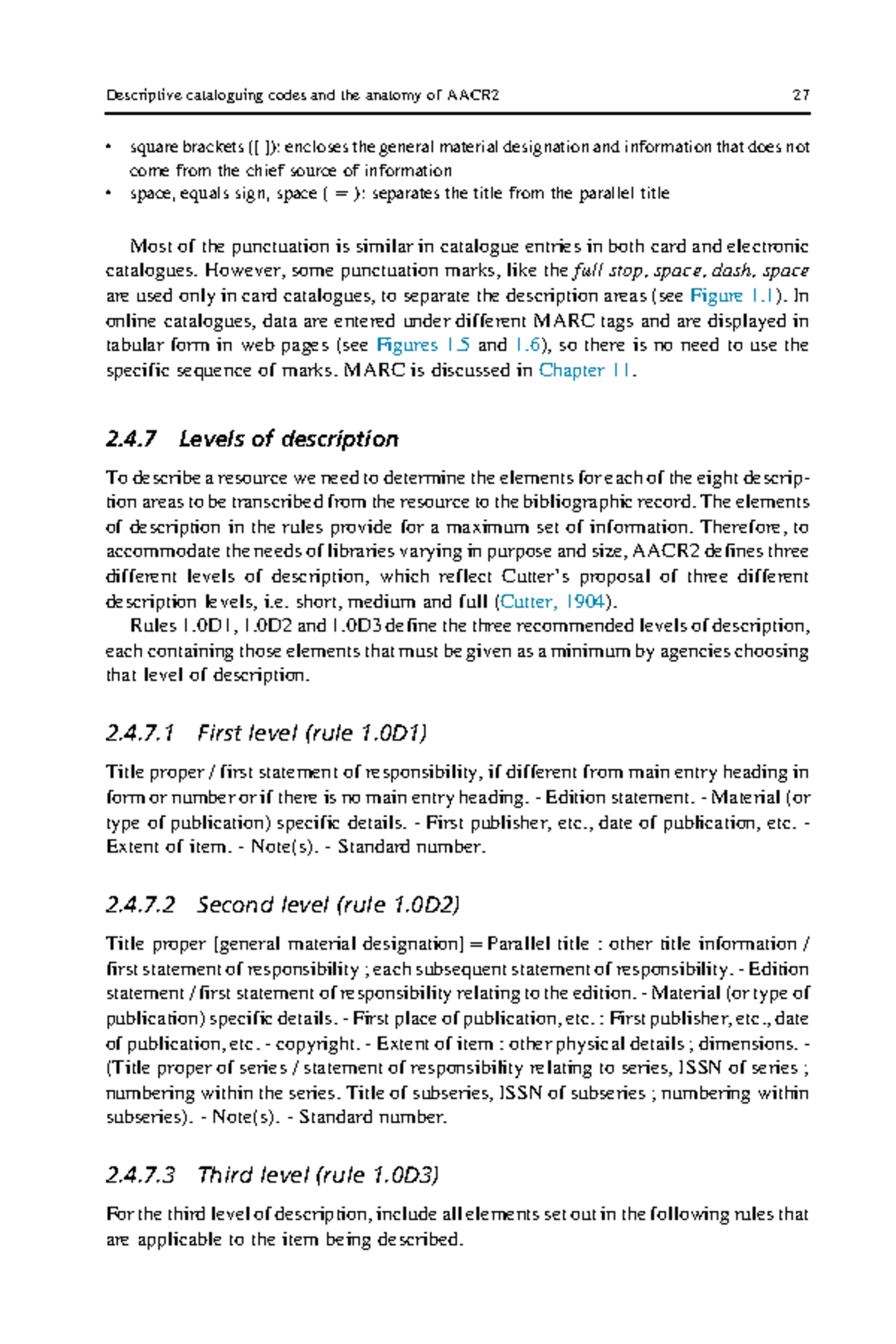 10 - Descriptive cataloguing codes and the anatomy of AACR2 2 - l ...
