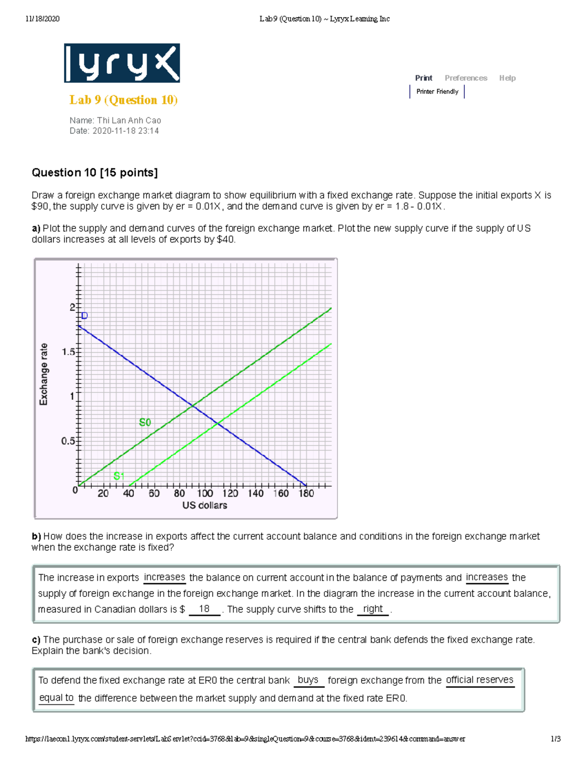 Lab 9 (Question 10) Lyryx Learning Inc - 11/18/2020 Lab 9 (Question 10 ...