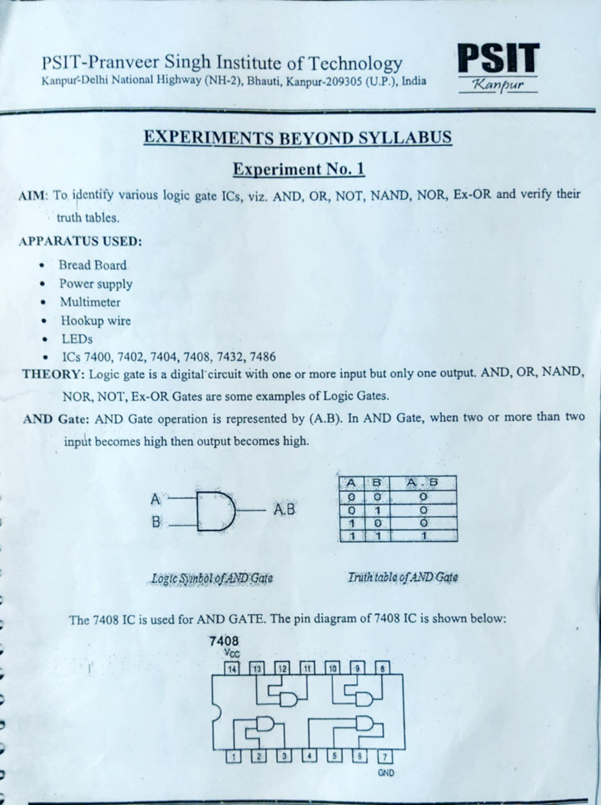 Exp - Lab - bacheolar of technology - Studocu