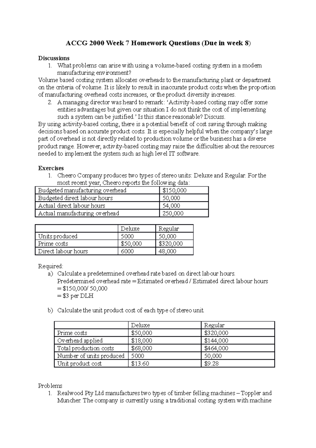 ACCG 2000 Week 7 Homework Questions copy - ACCG 2000 Week 7 Homework Questions (Due in week 8 ...
