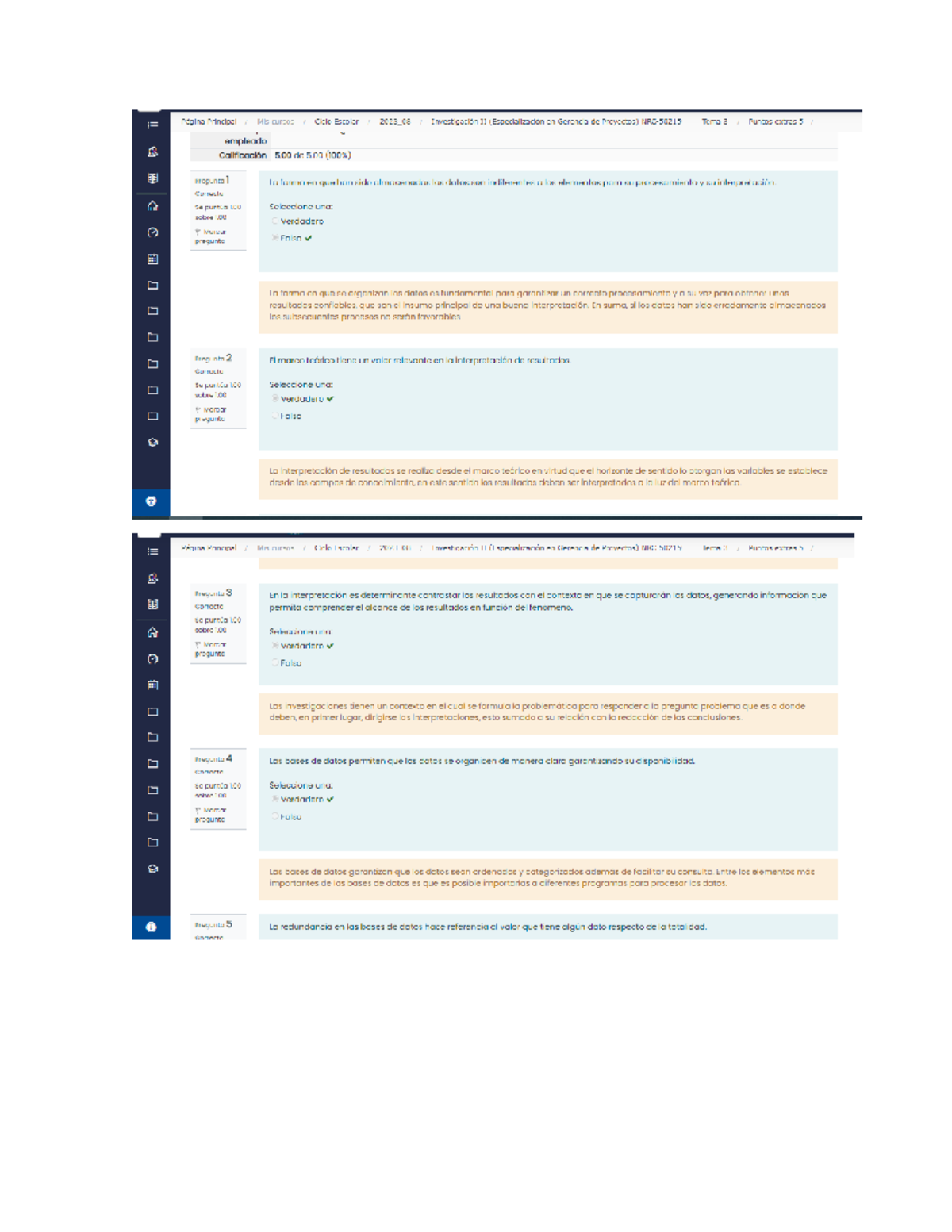Puntos extra sem5 - Investigacion II - Studocu