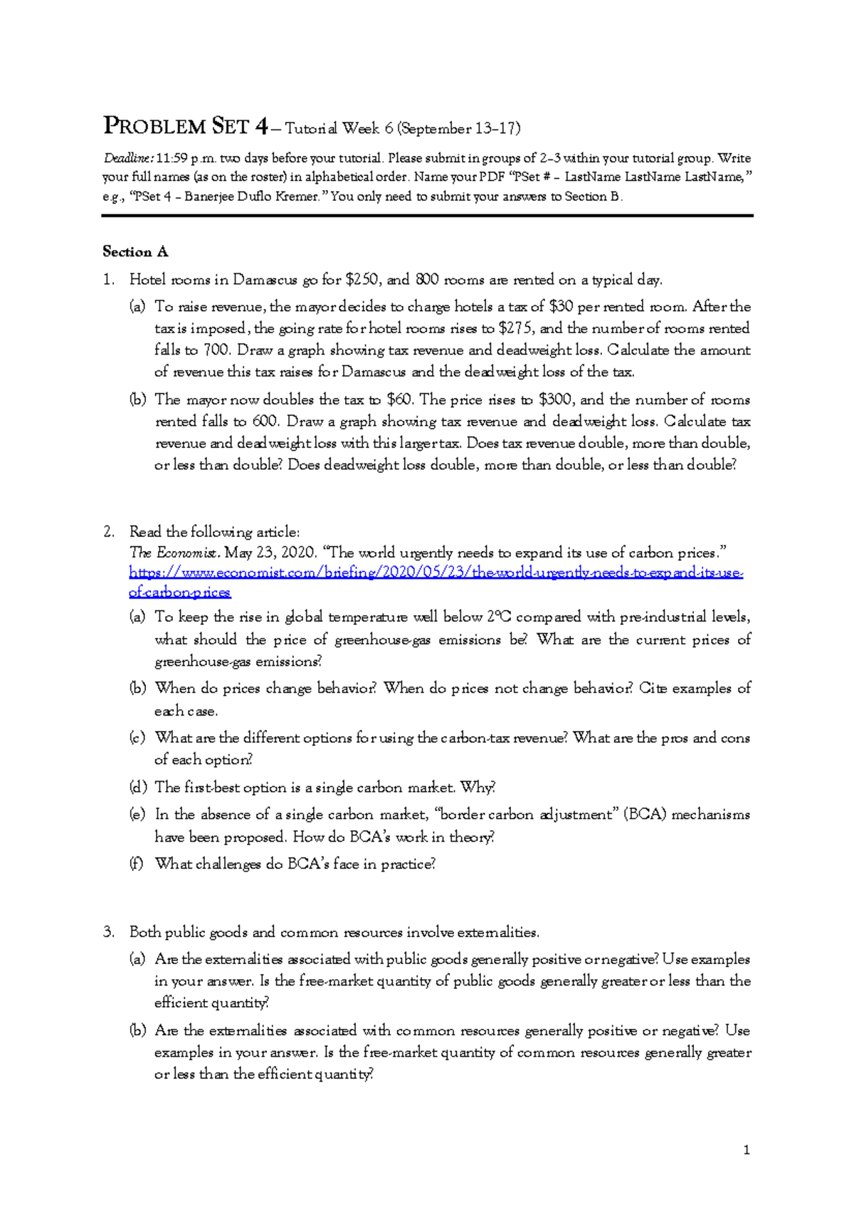 Problem Set 4 Lecturer Dr Ong Ee Cheng Tutor Saw Han Mei Problem Set 4 — Tutorial Week 6