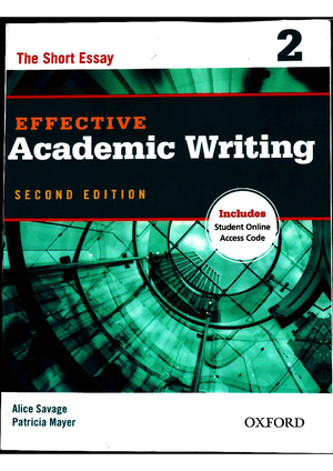 Effective Academic Writing 2 - Technical Writing - Studocu