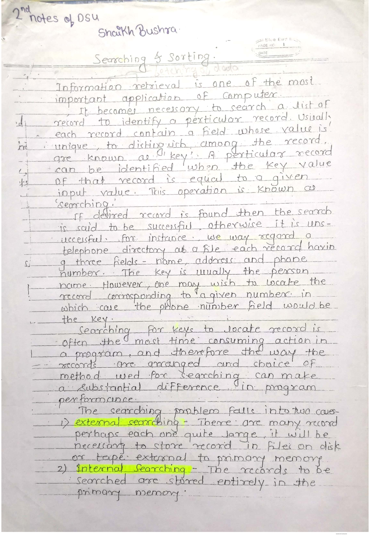 Dsu chap 2 - Good - Computer science - Studocu