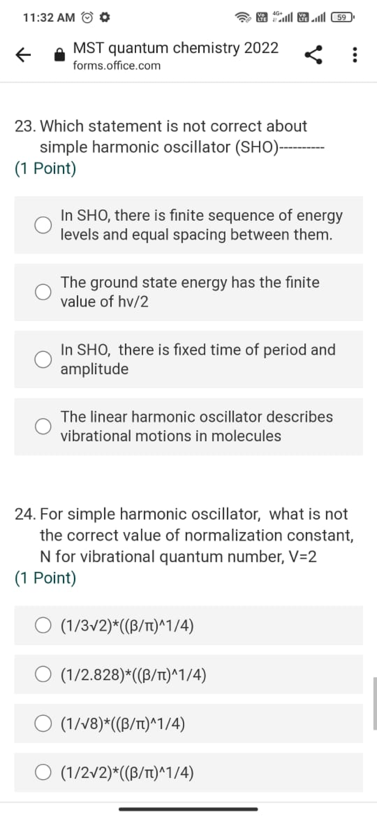 Quantum MST - Problems - Quantum chemistry,chemistry - Studocu