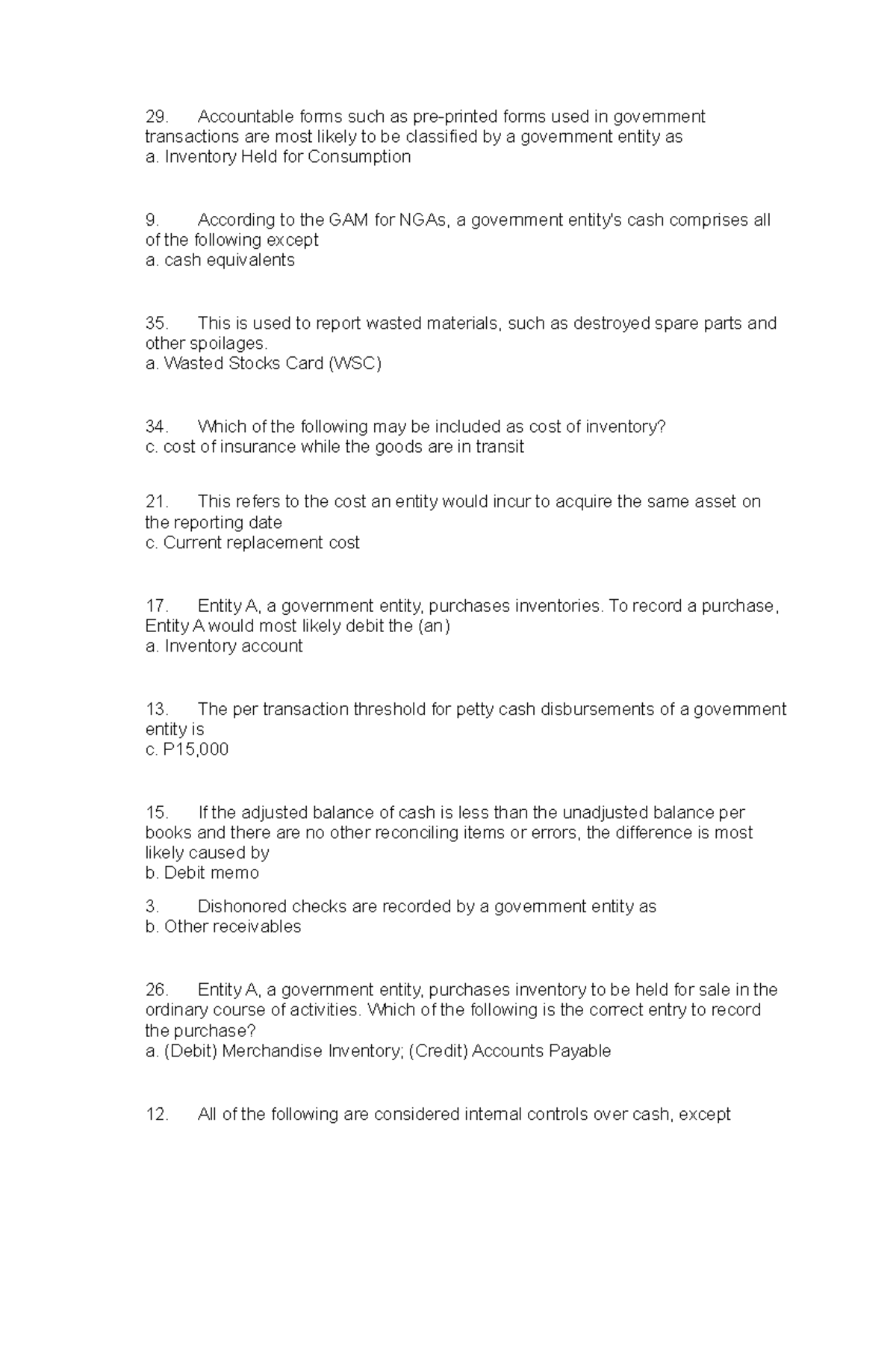 Course Work 6 Identification Accountable Forms Such As Pre printed