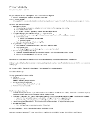 Intentional Torts chart - Intentional Tort Elements Further ...