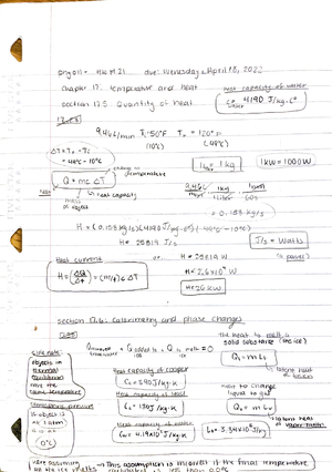 Introduction to Physics- PHY011- HW #26 - PHY 011 - Studocu
