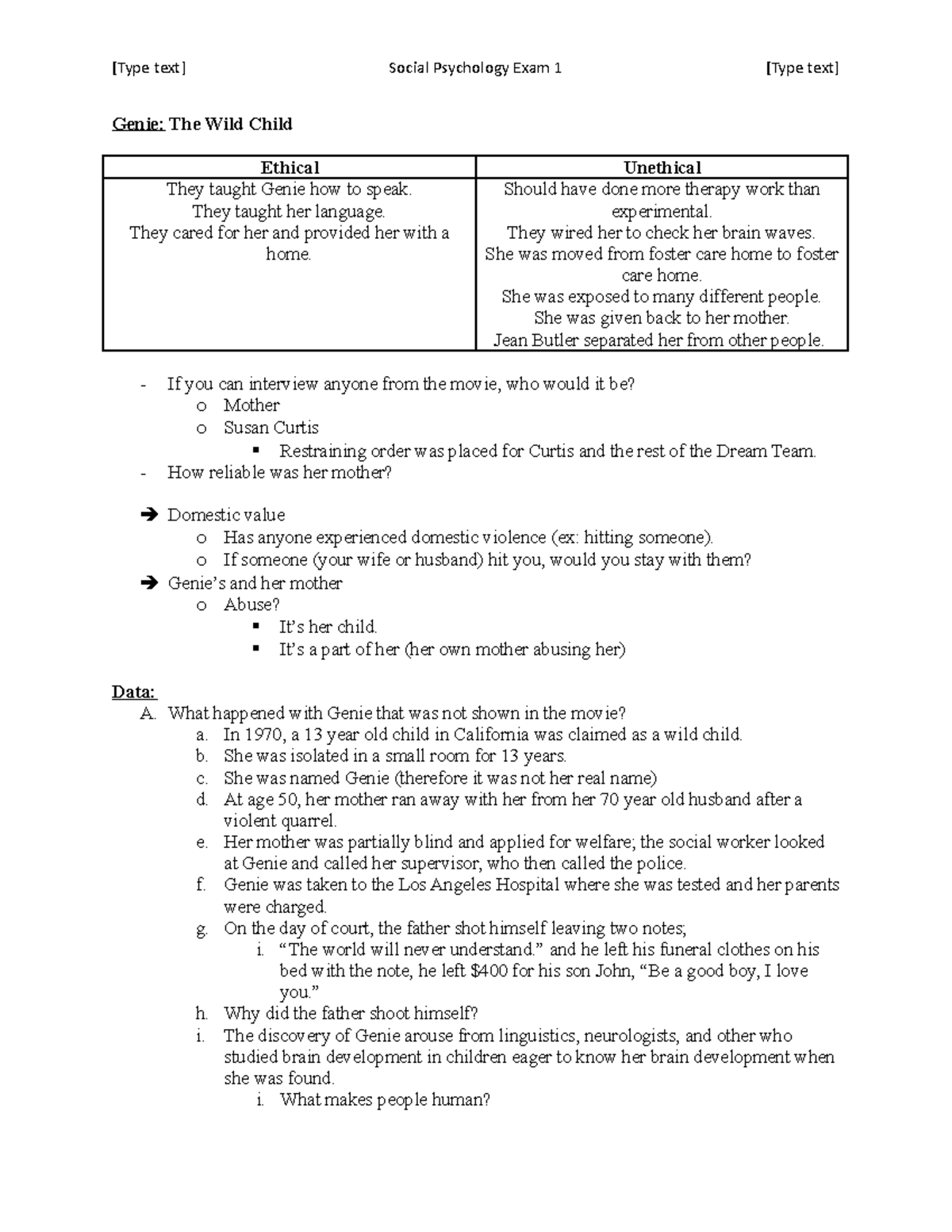 Genie the wold child review - Genie: The Wild Child Ethical Unethical ...