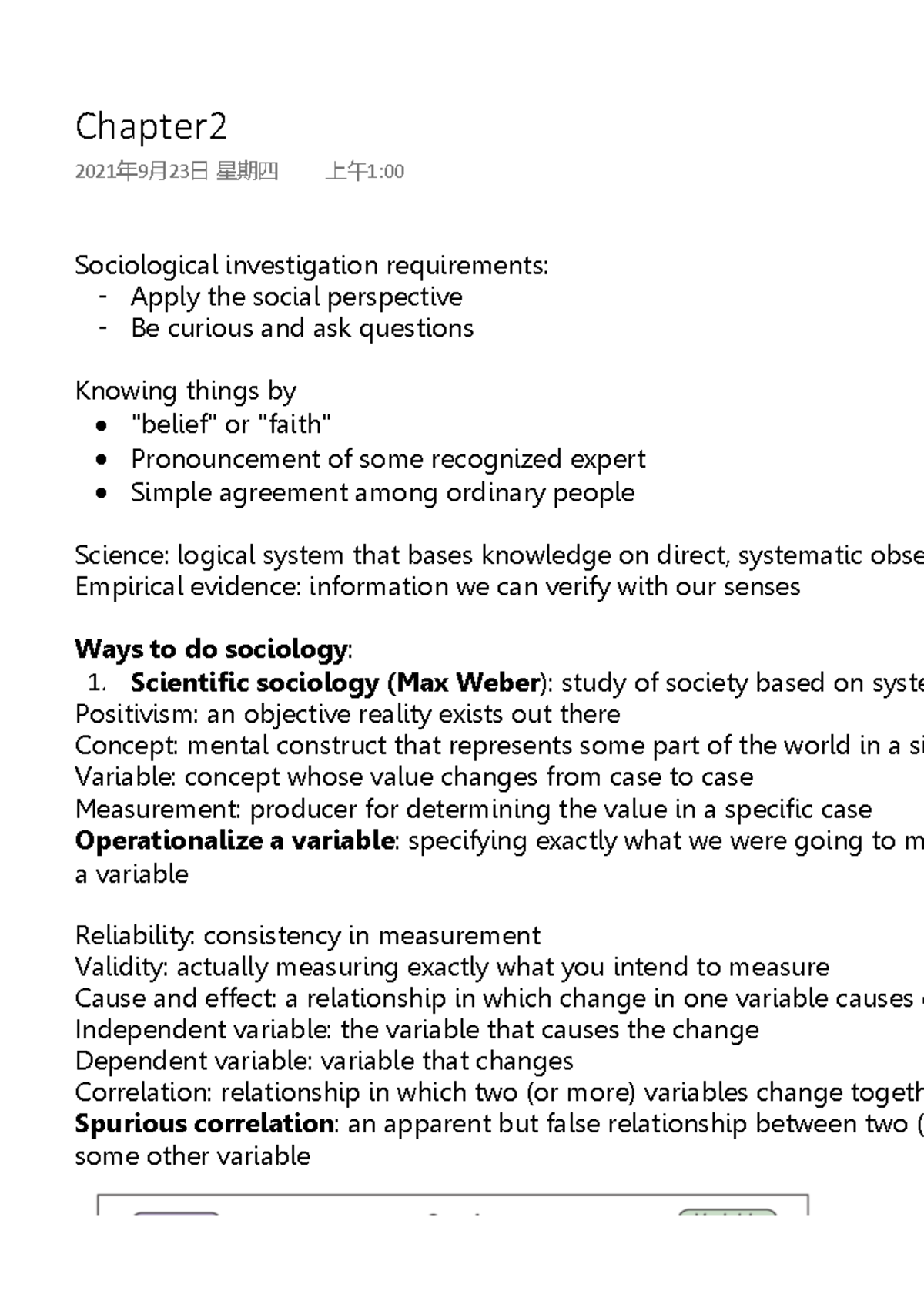 Chapter 2 - Lecture notes 2 - Sociological investigation requirements ...
