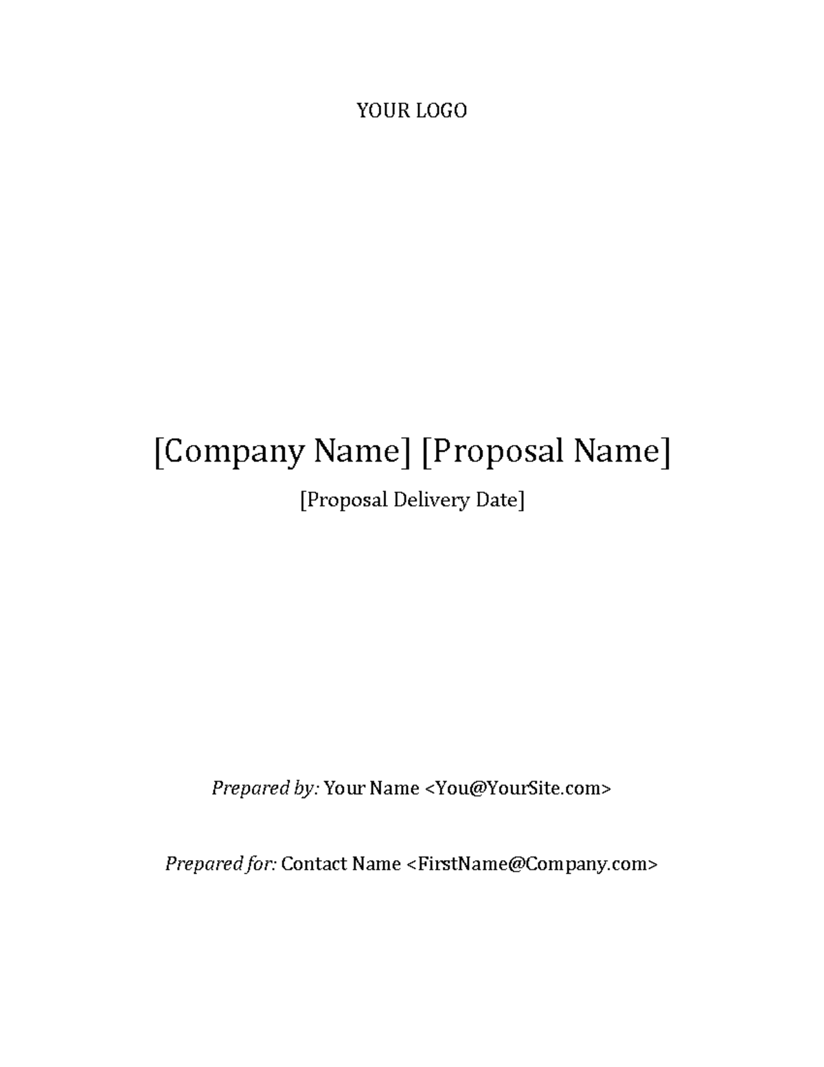 Downloadable+Template+-+Freelance+Proposal+by+Ryan+Robinson - YOUR LOGO ...