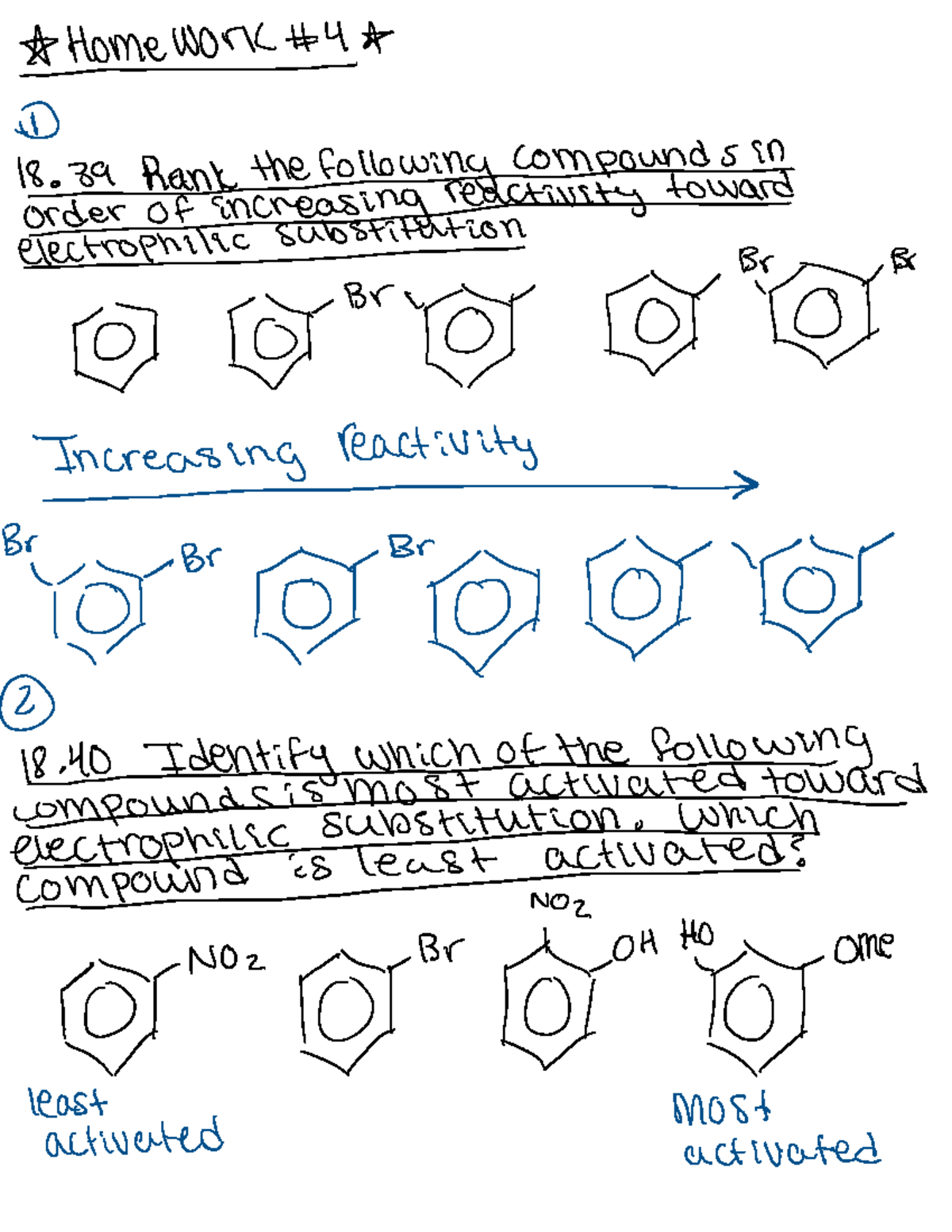 Homework 4 - It do be organic chem hw doe - CHEM 222 - Warning: TT: undefined function: 32 - Studocu