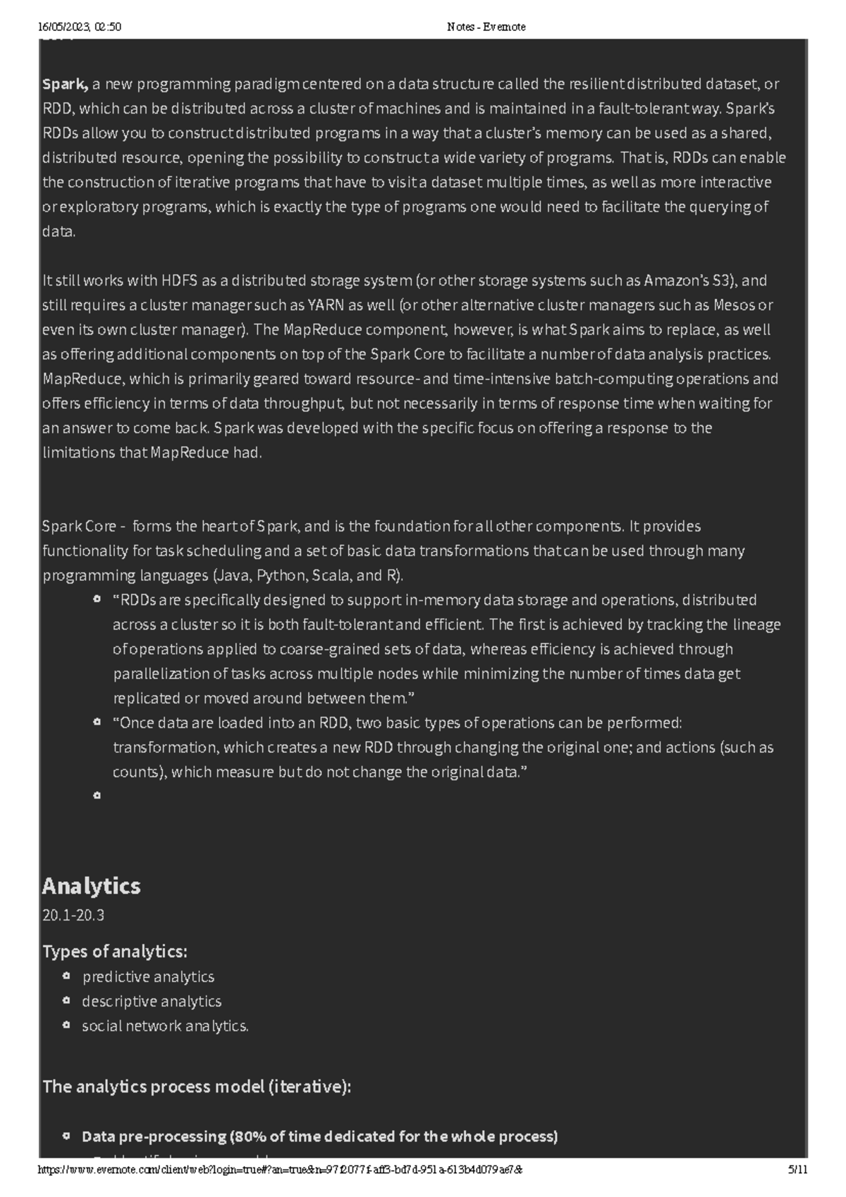 Db5 - jkhg - 16/05/2023, 02:50 Notes - Evernote - Studocu