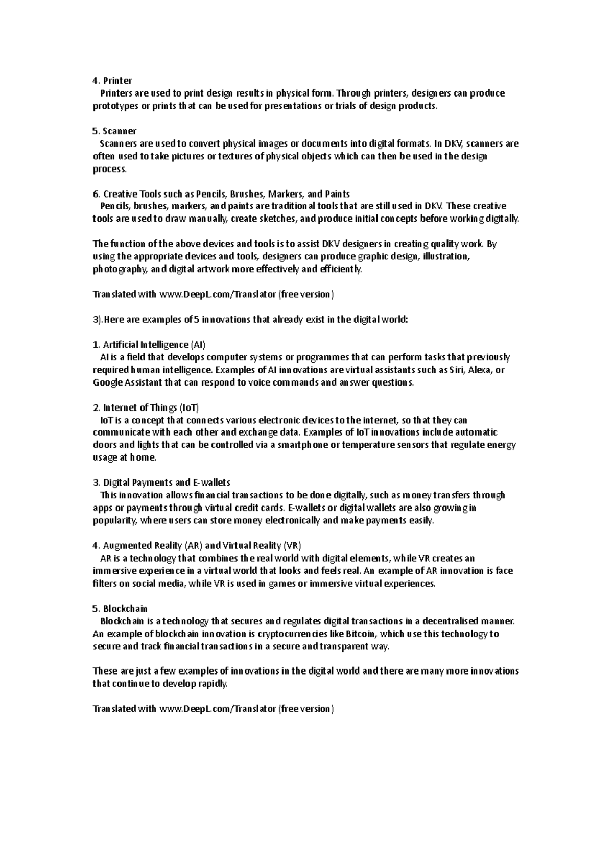 Tugas b indio 2 - awaw - Printer Printers are used to print design ...