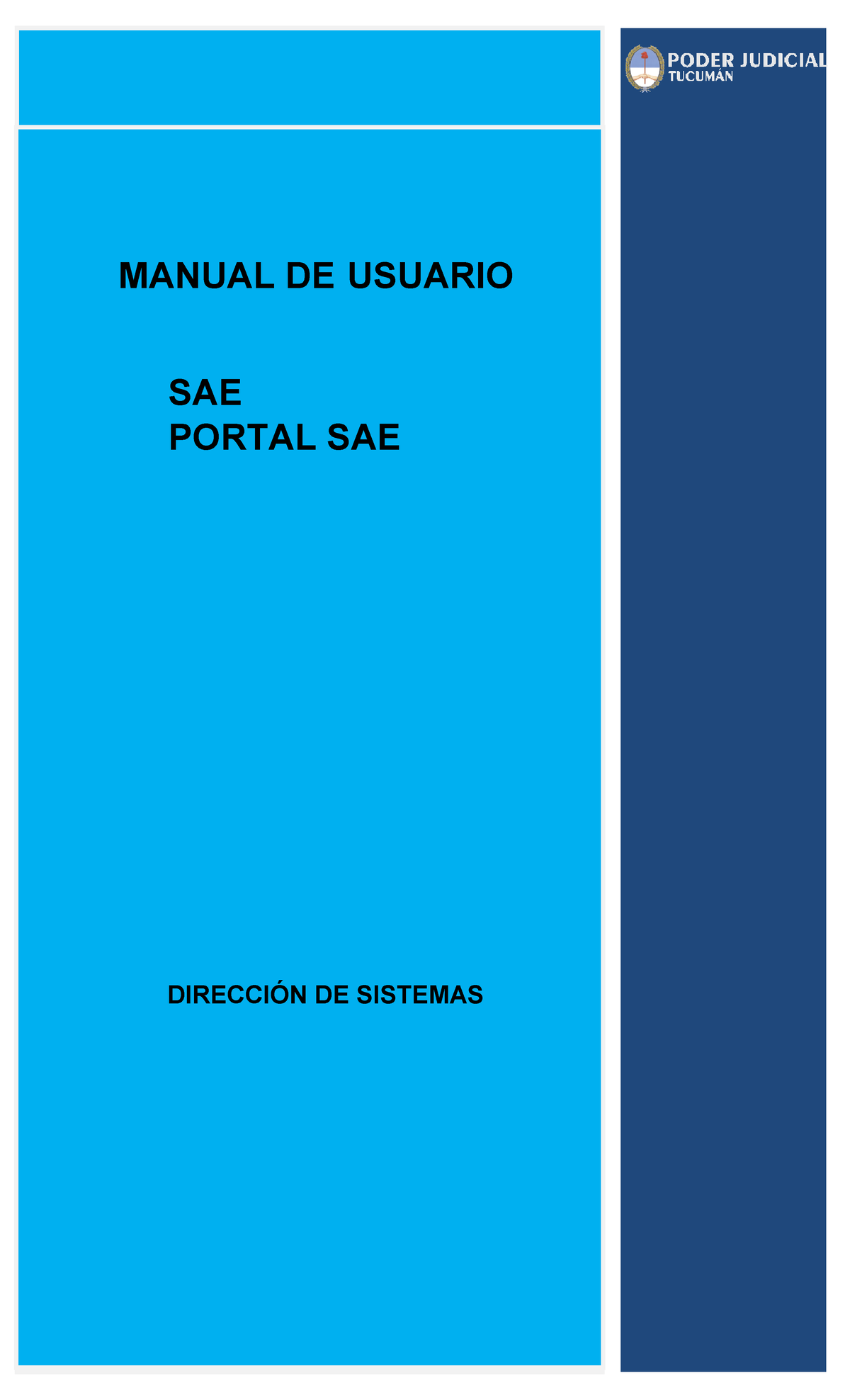 SAEmanual 2022 - Manual SAE - MANUAL DE USUARIO SAE PORTAL SAE ...