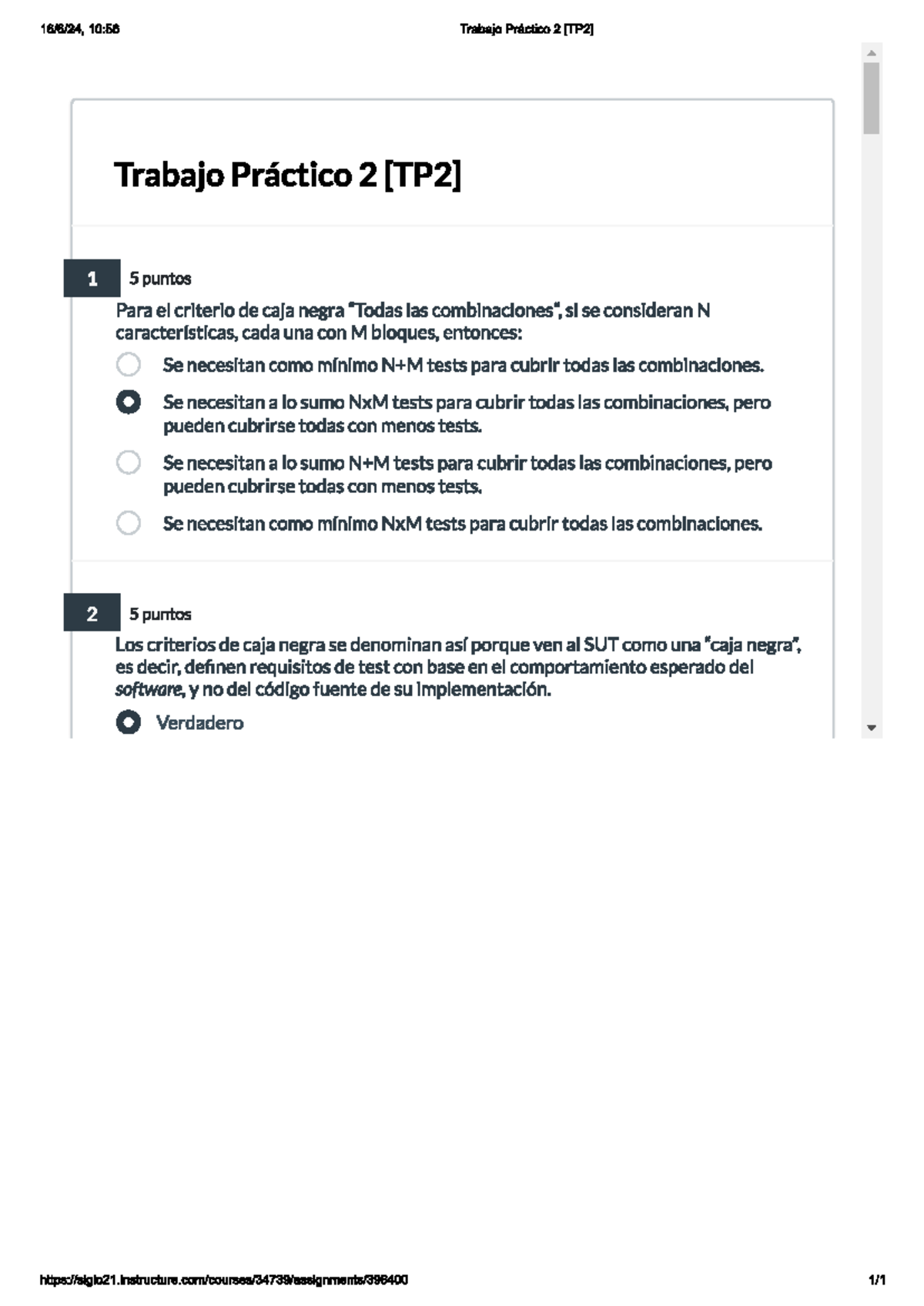 TP2 80% metodos formales- 10:56 Trabajo Práctico 2 Trabajo Práctico 2 1 5 puntos Para el ...