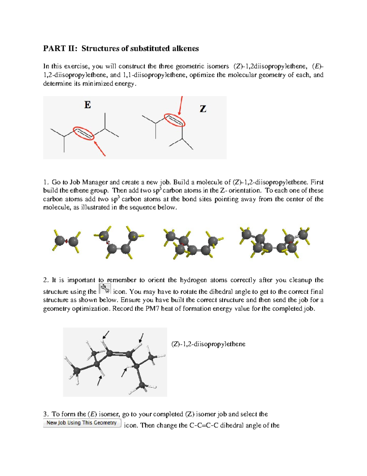Part 2 - Summary Chemistry 1 - PART II: Structures of substituted ...