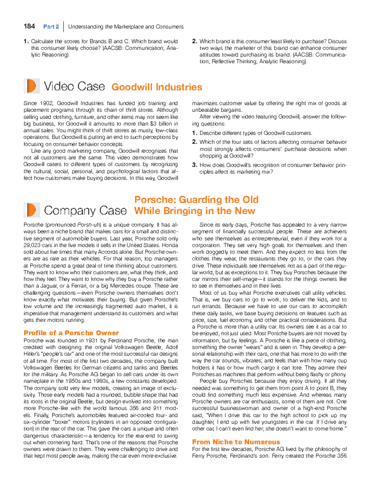 243518140 Chapter 5 Case Study Porsche - 184 Part 2 | Understanding the ...