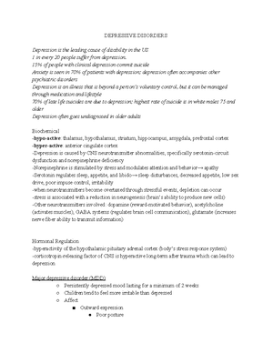 Depressive disorders Template ati - ACTIVE LEARNING TEMPLATES ...