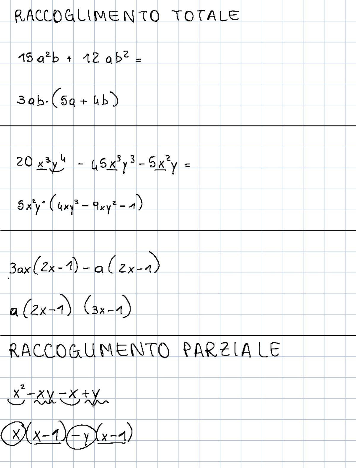 Aritmetica - Esercizi basici di matematica - ####### RACCOGLIMENTO ...