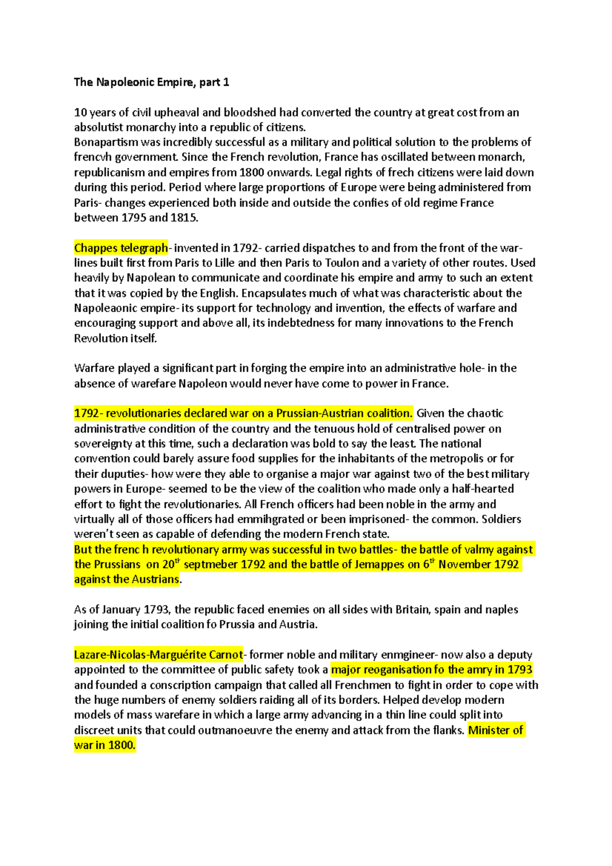 The Napoleonic Empire - Bonapartism was incredibly successful as a ...