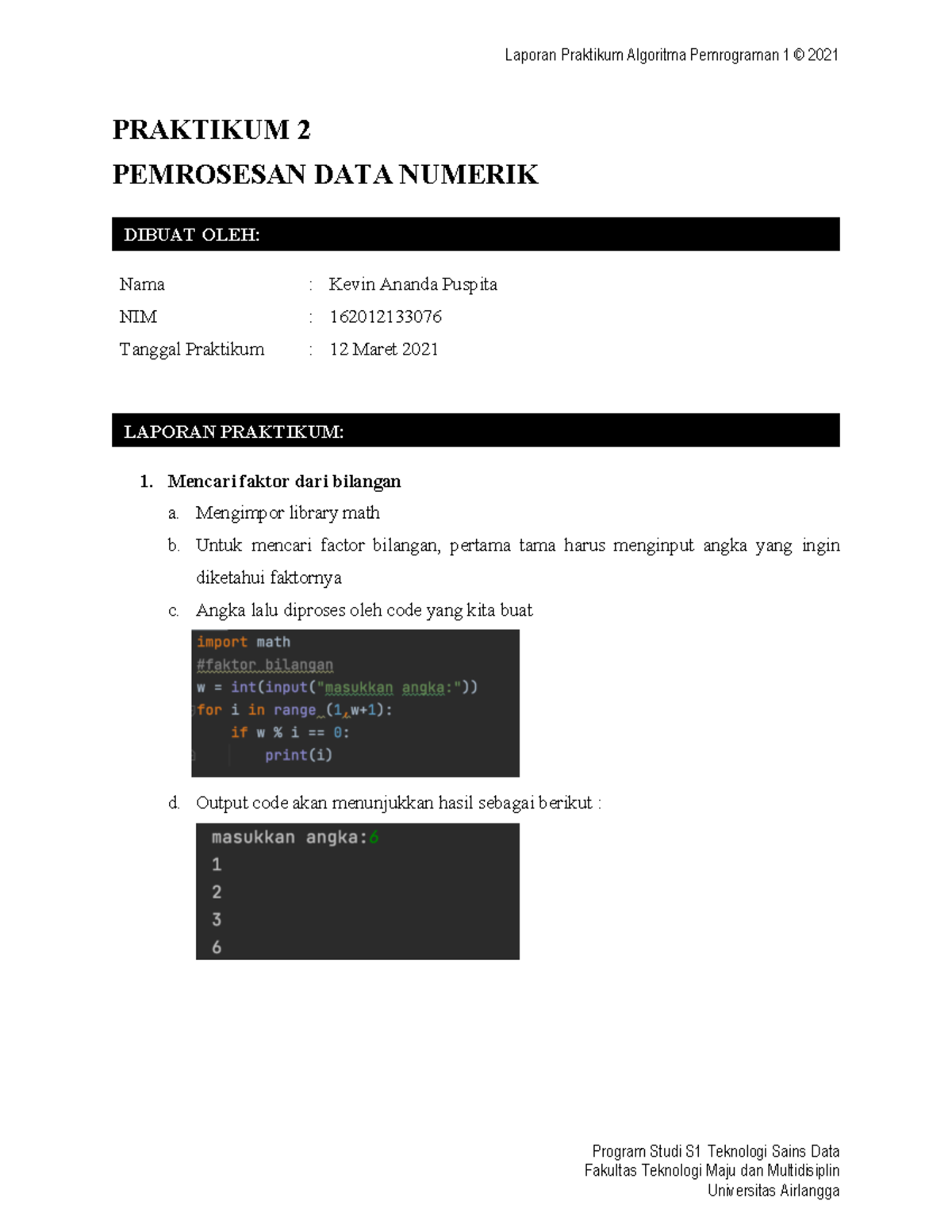 Analisis Regresi - Program Studi S1 Teknologi Sains Data Fakultas ...