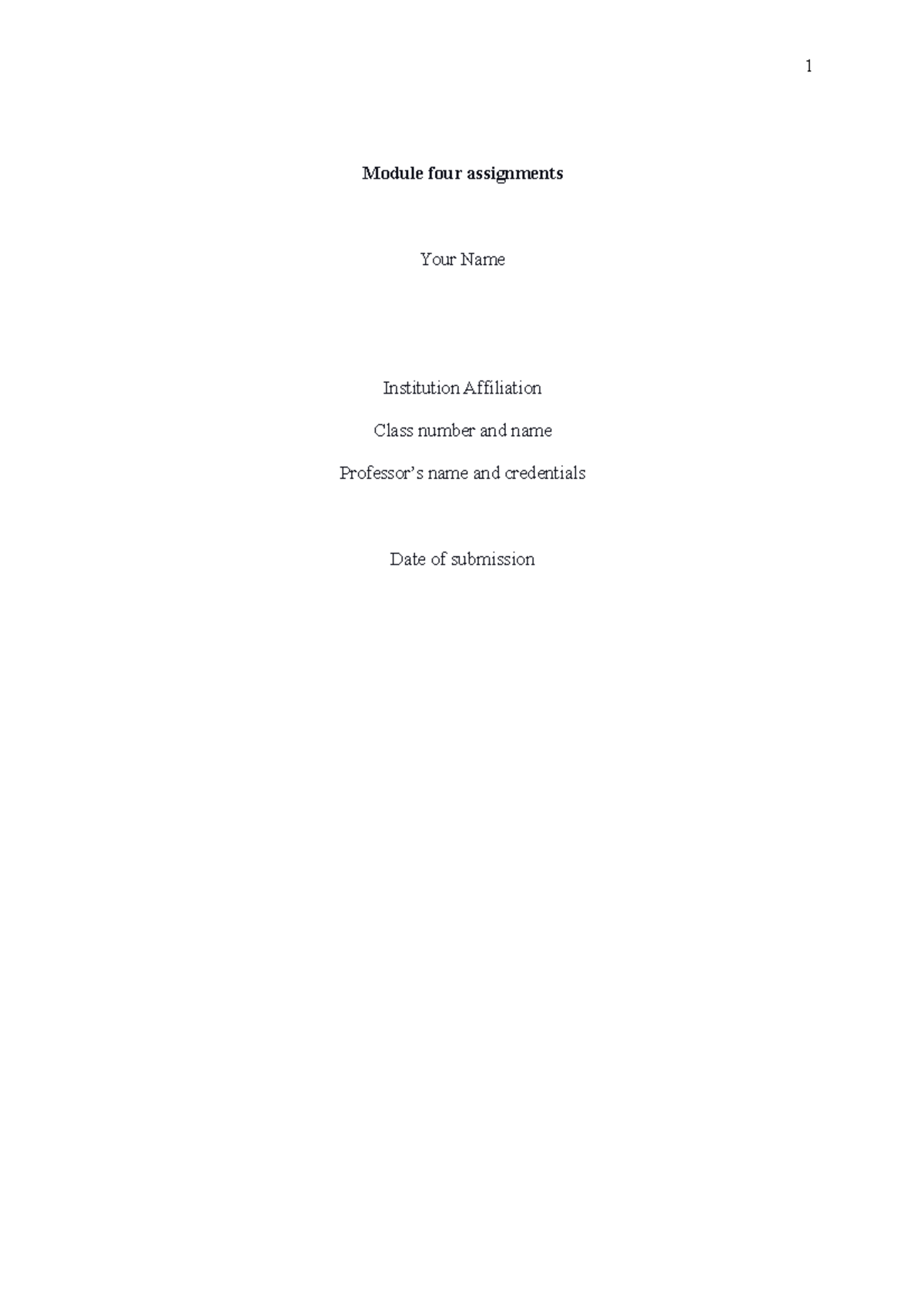 852261 Module 4 assignments on internal environment - Accounting ...