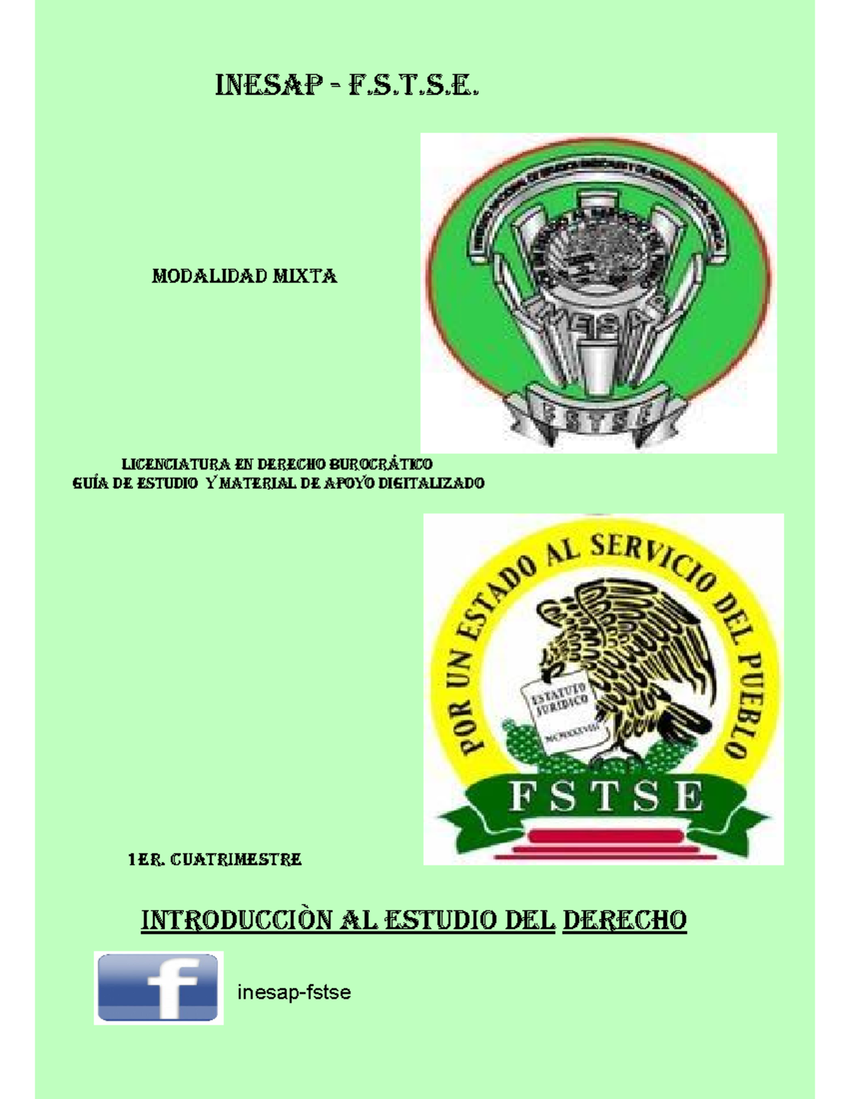 Introducion AL Estudio DEL D Erecho - inesap - f.s.t. MODALIDAD MIXTA ...