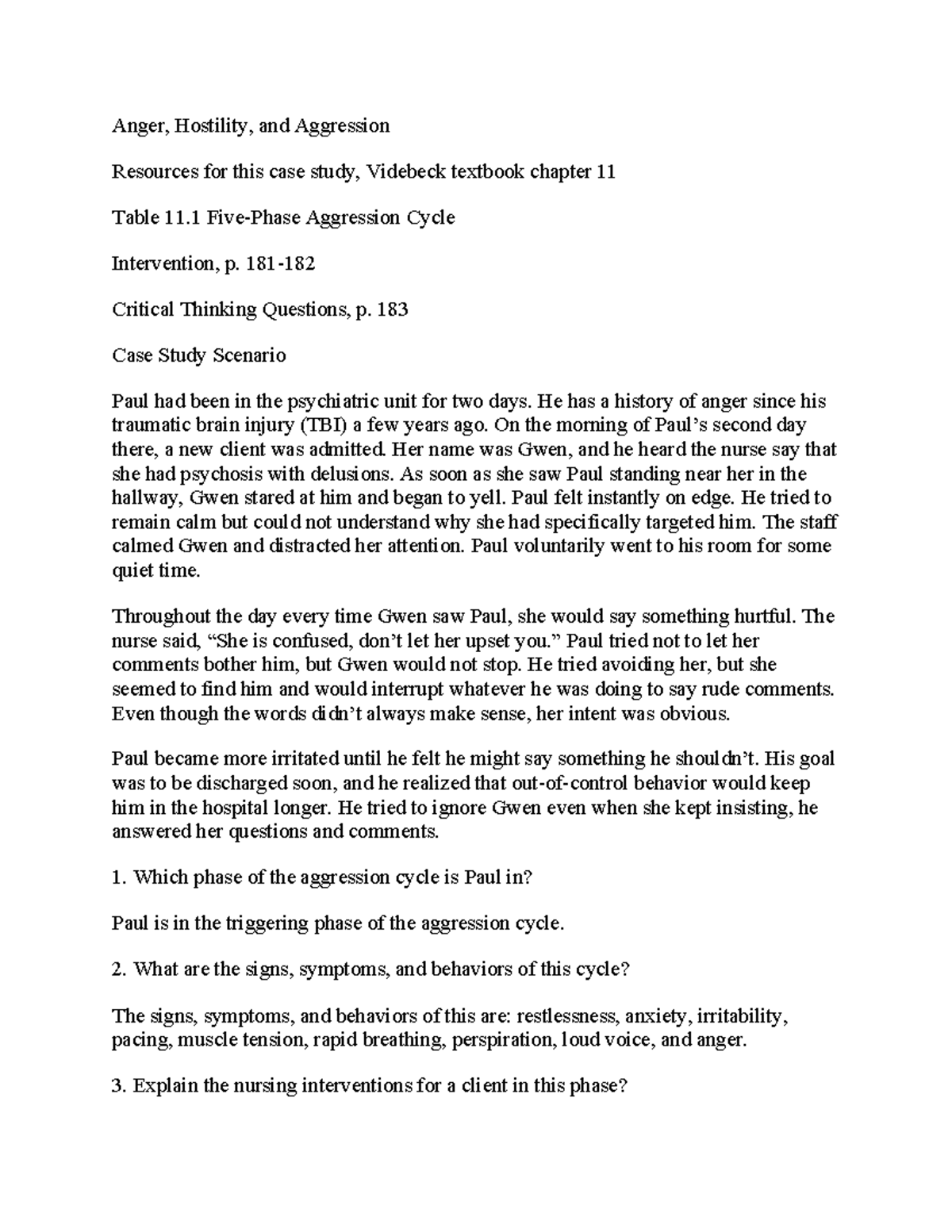 Anger hostility and aggression - Anger, Hostility, and Aggression ...