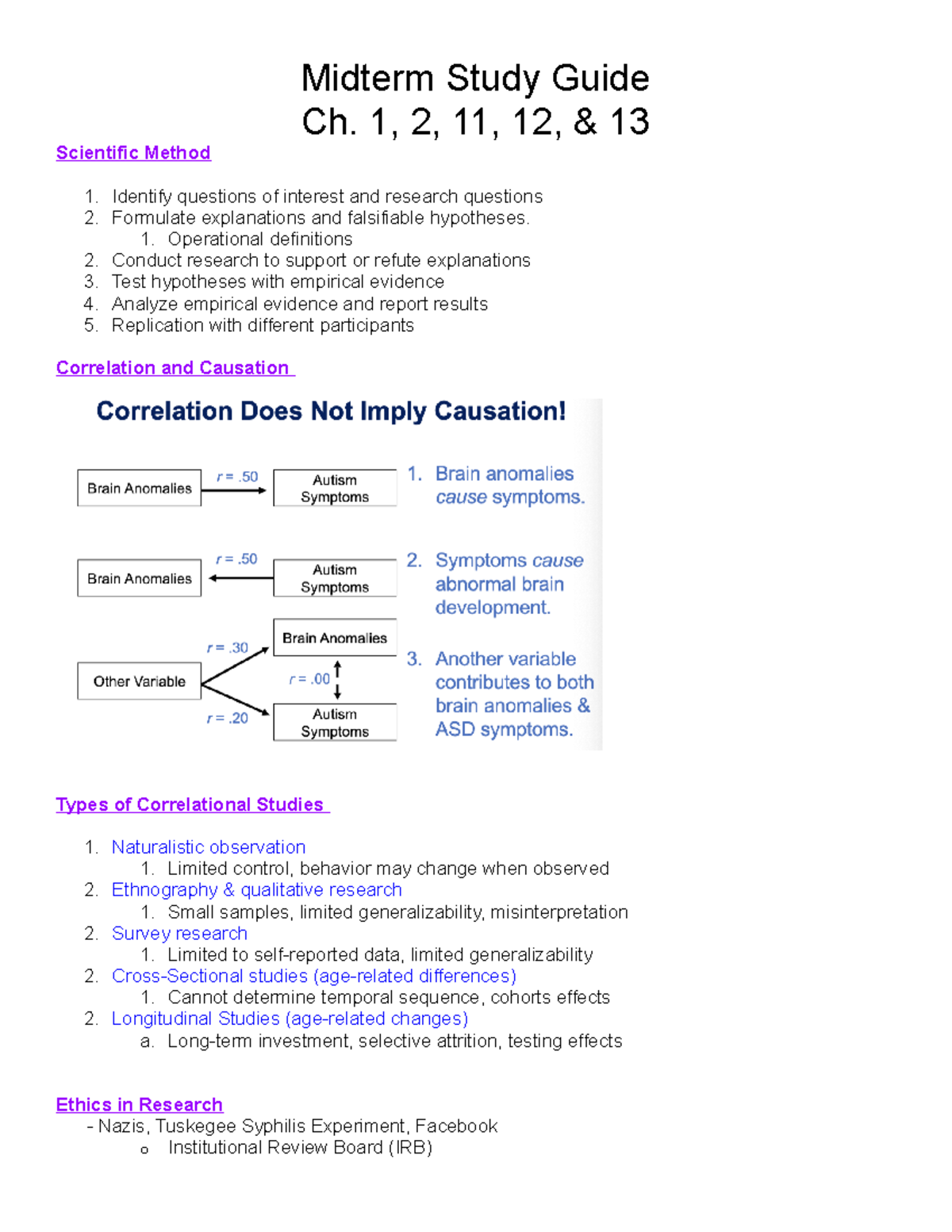 HDE100B Midterm SG - Study Guide - Midterm Study Guide Ch. 1, 2, 11, 12 ...